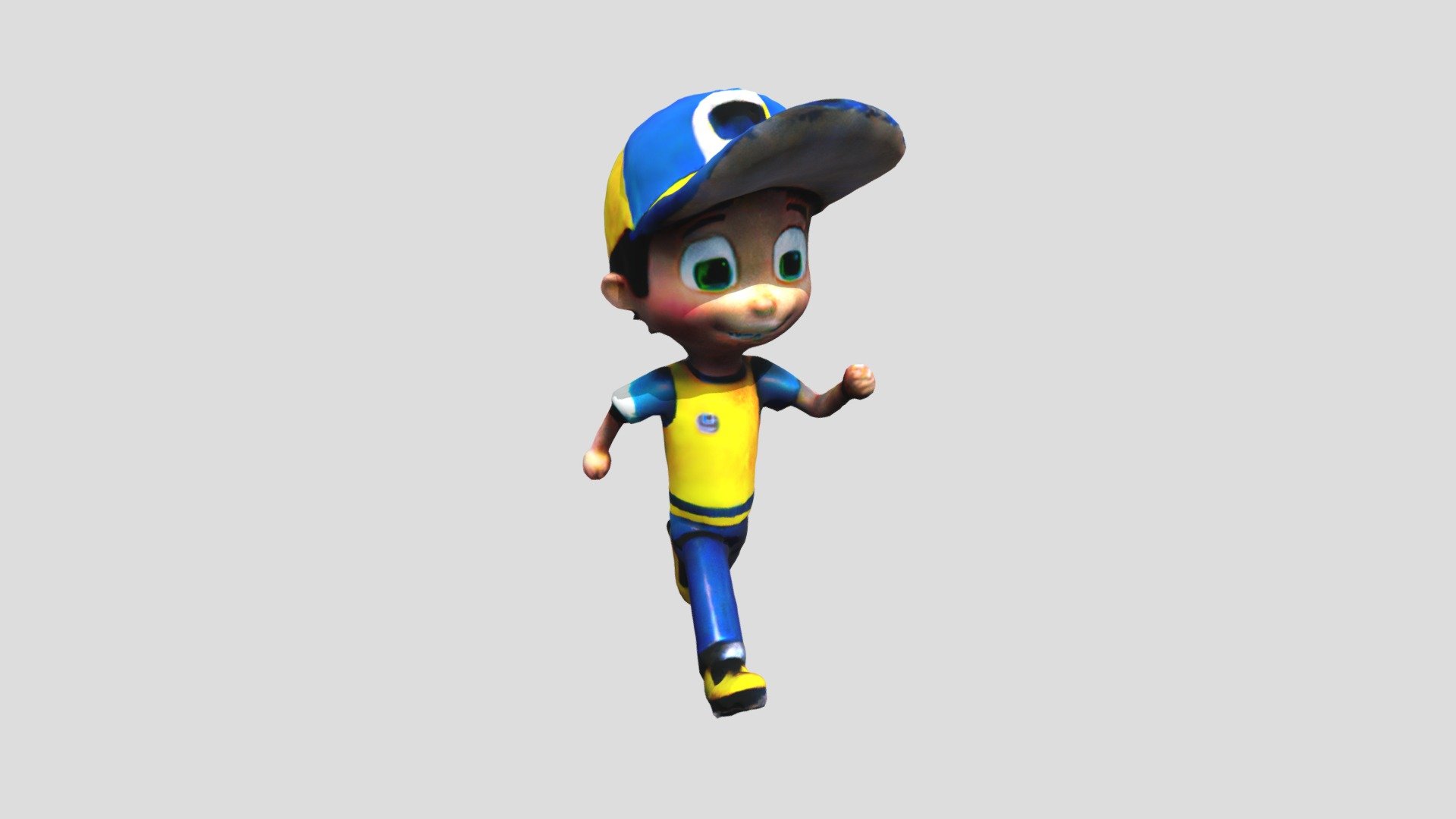 3d Cartoon Kid Model - Download Free 3D model by Syed Hasnat Ali ...