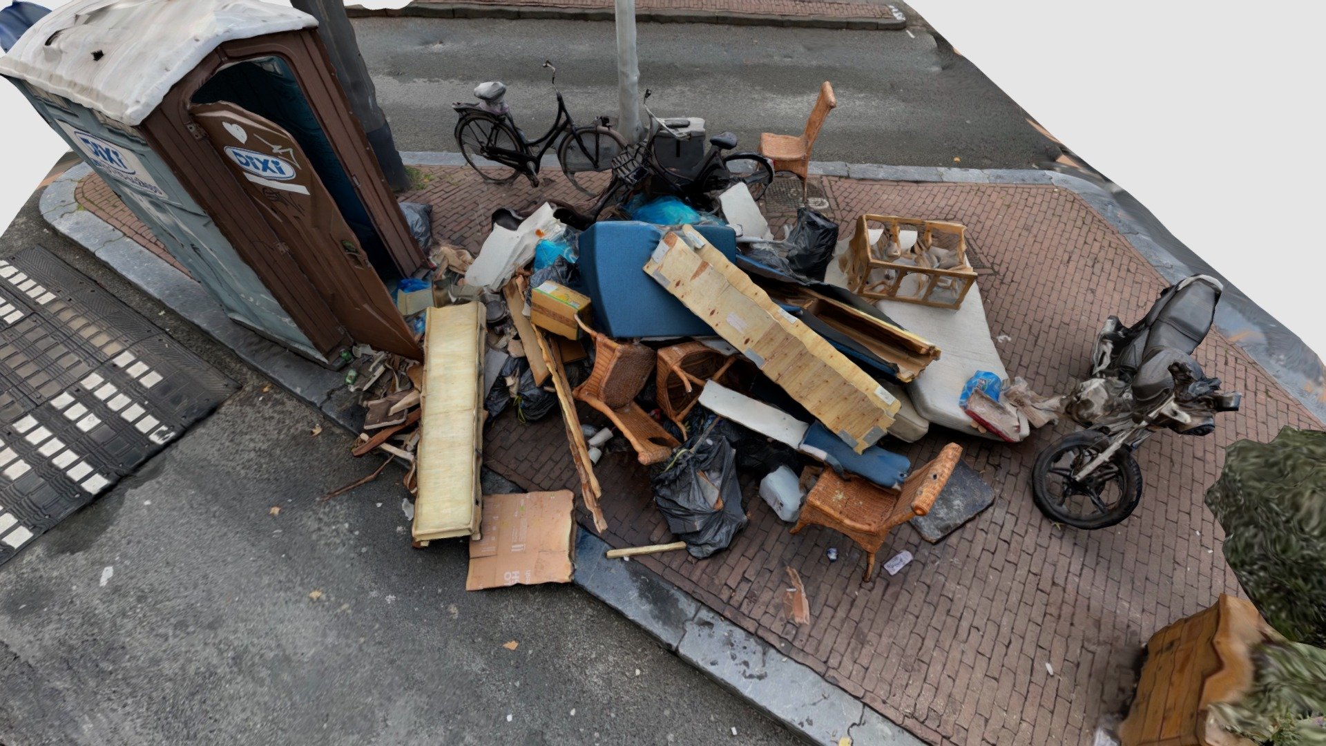Junk on Street Corner - Download Free 3D model by CrazyScans ...