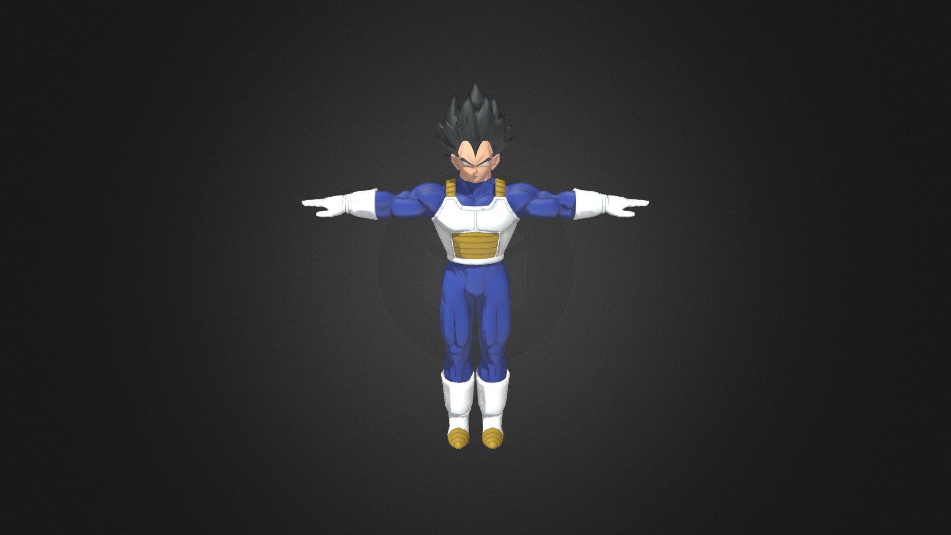 The Saiyajin - Vegeta - Download Free 3D model by schischu [582b188 ...