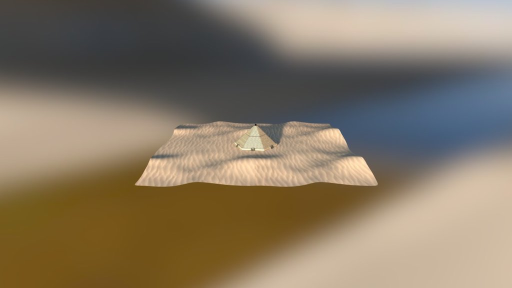 Hexagon Pyramid with baked lighting info - 3D model by fritz_ville07 ...