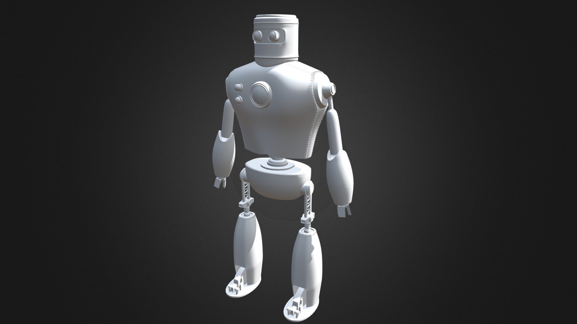 3DS Max Robot - 3D model by mcassimus [582c331] - Sketchfab