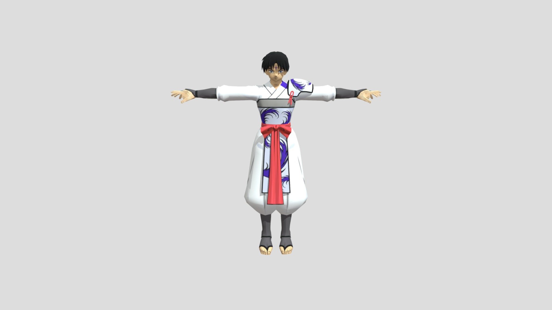 Bankotsu - Download Free 3D model by deankagura [582c333] - Sketchfab