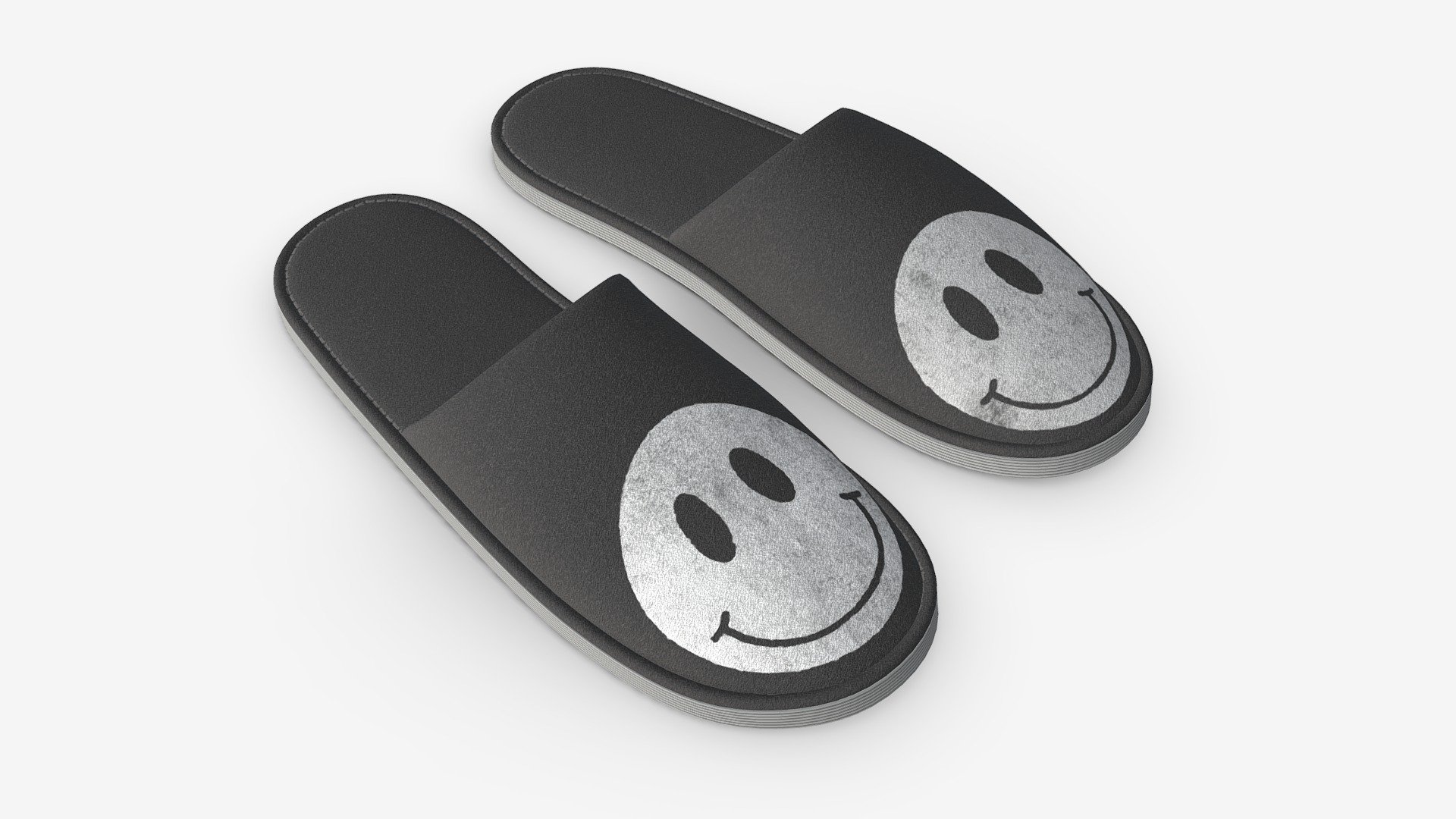 Foam Padded Home Slippers - Buy Royalty Free 3D model by HQ3DMOD ...