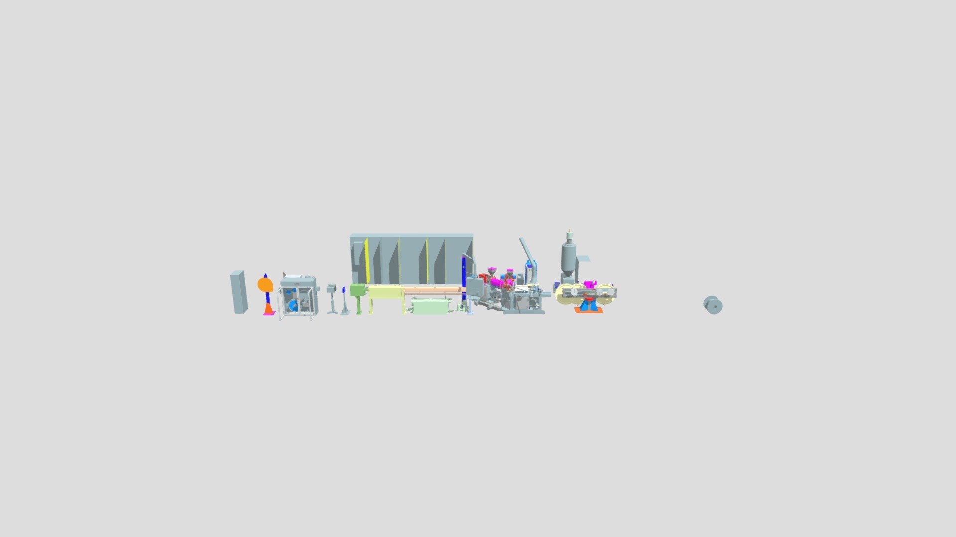 Extrusion Line - 3D model by mcphee [582ccfd] - Sketchfab