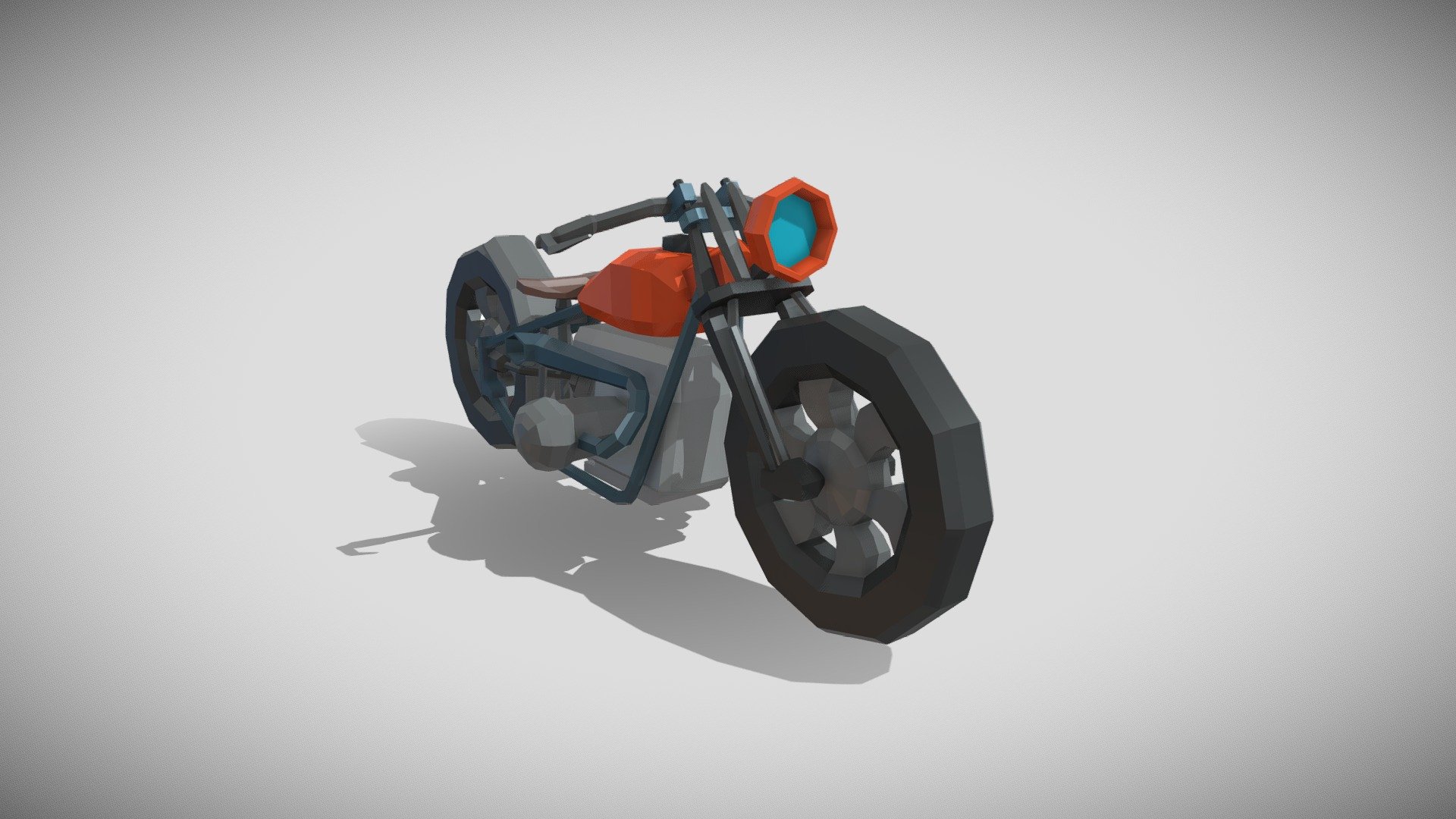 Low Poly Motorbike - Buy Royalty Free 3D model by AssetSource [582ce1e ...