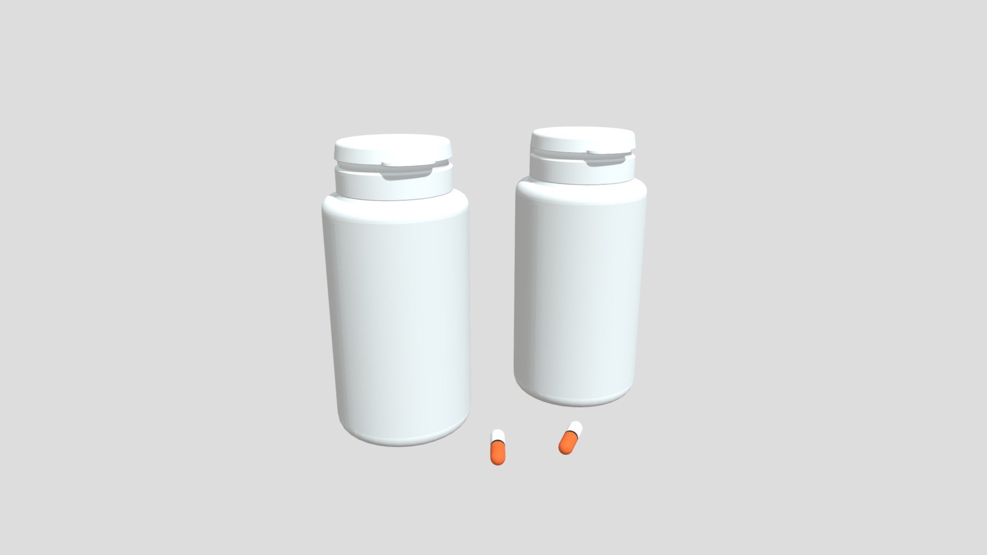 Pills-and- Bottle - Download Free 3D model by melodygieh [582d196 ...