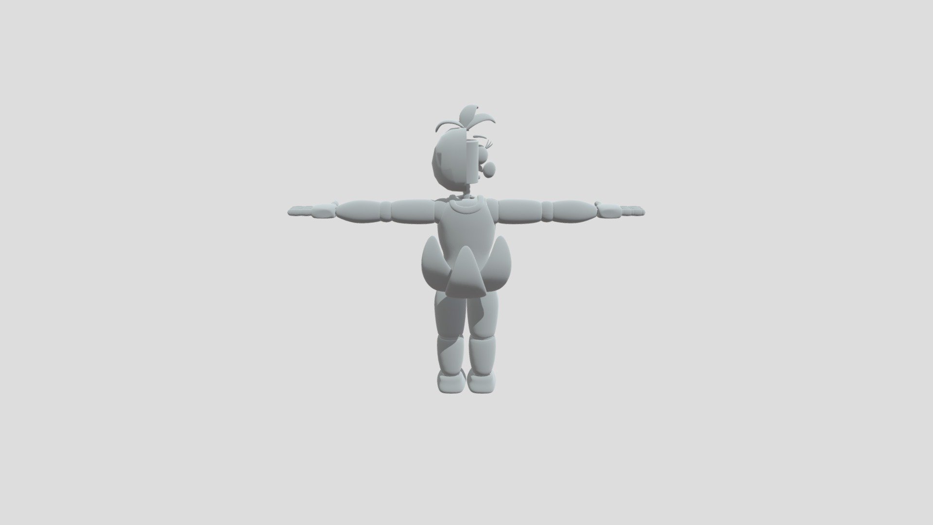 toy chica - 3D model by Goober (@Irjddjd) [582dd0e] - Sketchfab
