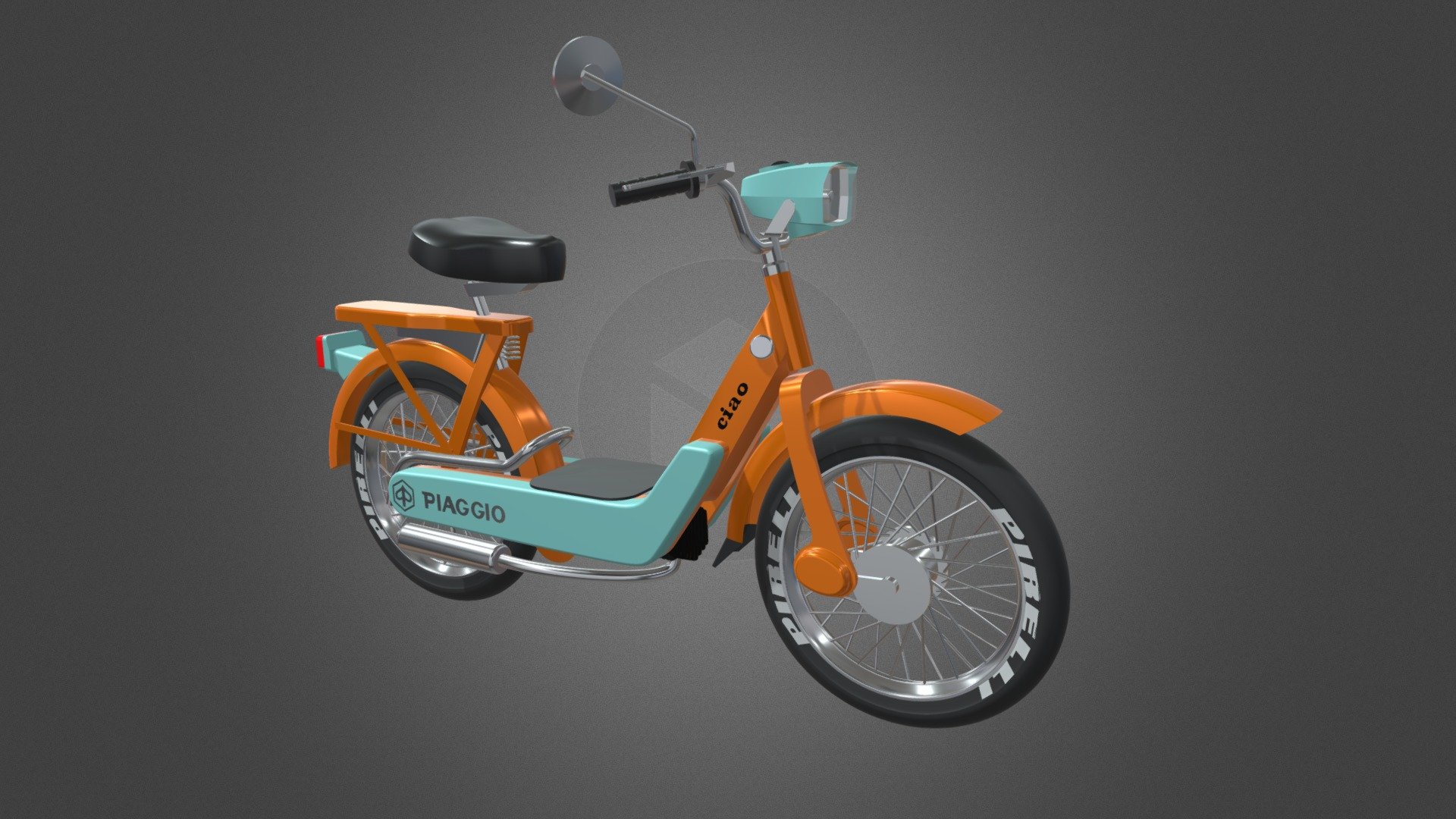 Piaggio Ciao 70s - 3D model by a2jr [582e04b] - Sketchfab