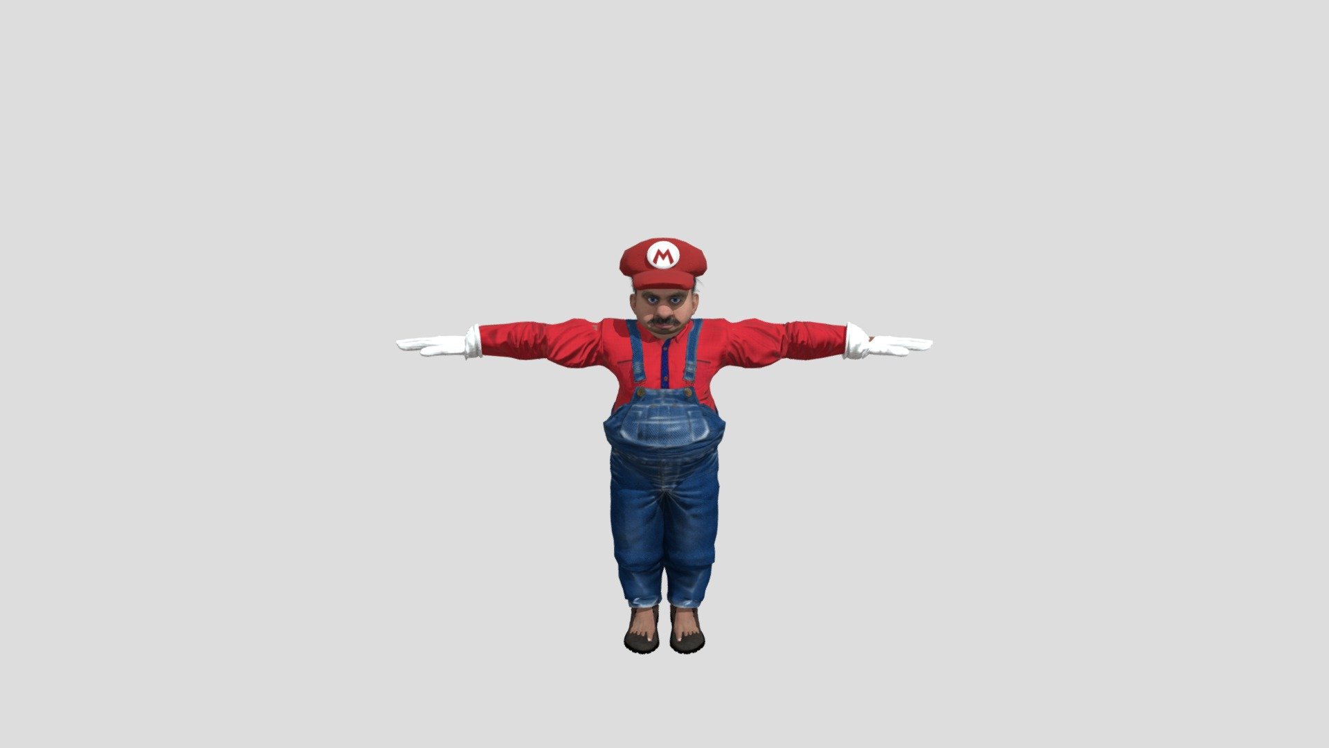 Mario Realistic 3_0 - Download Free 3D model by Autistic Badass ...