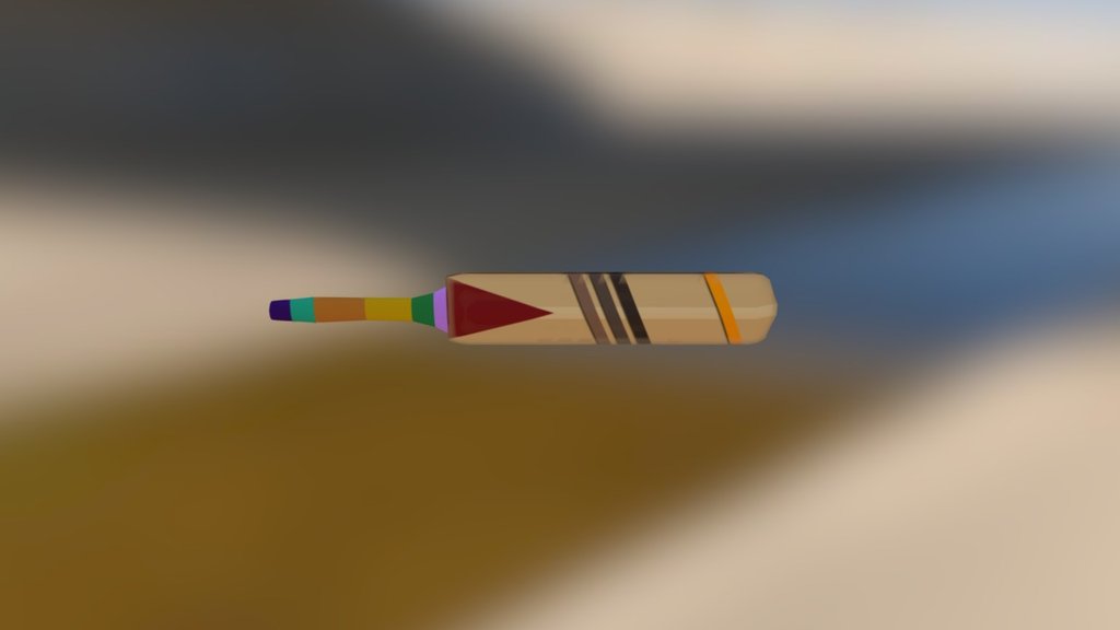 Lil' cricket bat - 3D model by sabiapril [5833104] - Sketchfab