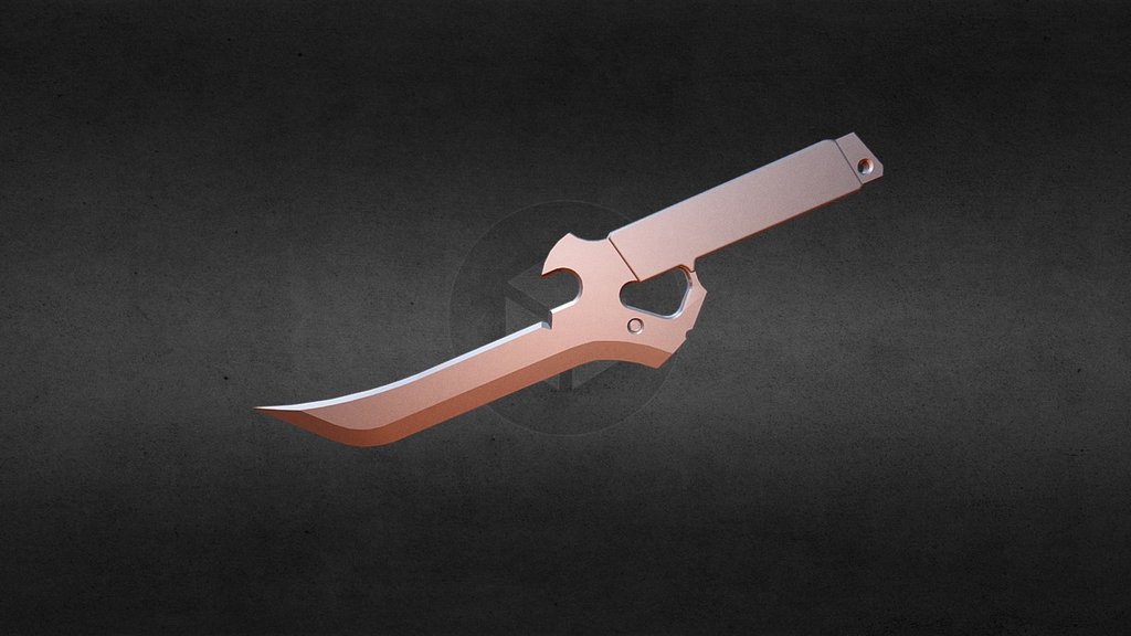 Evil Knife - 3D model by Zmeeed [58331fc] - Sketchfab