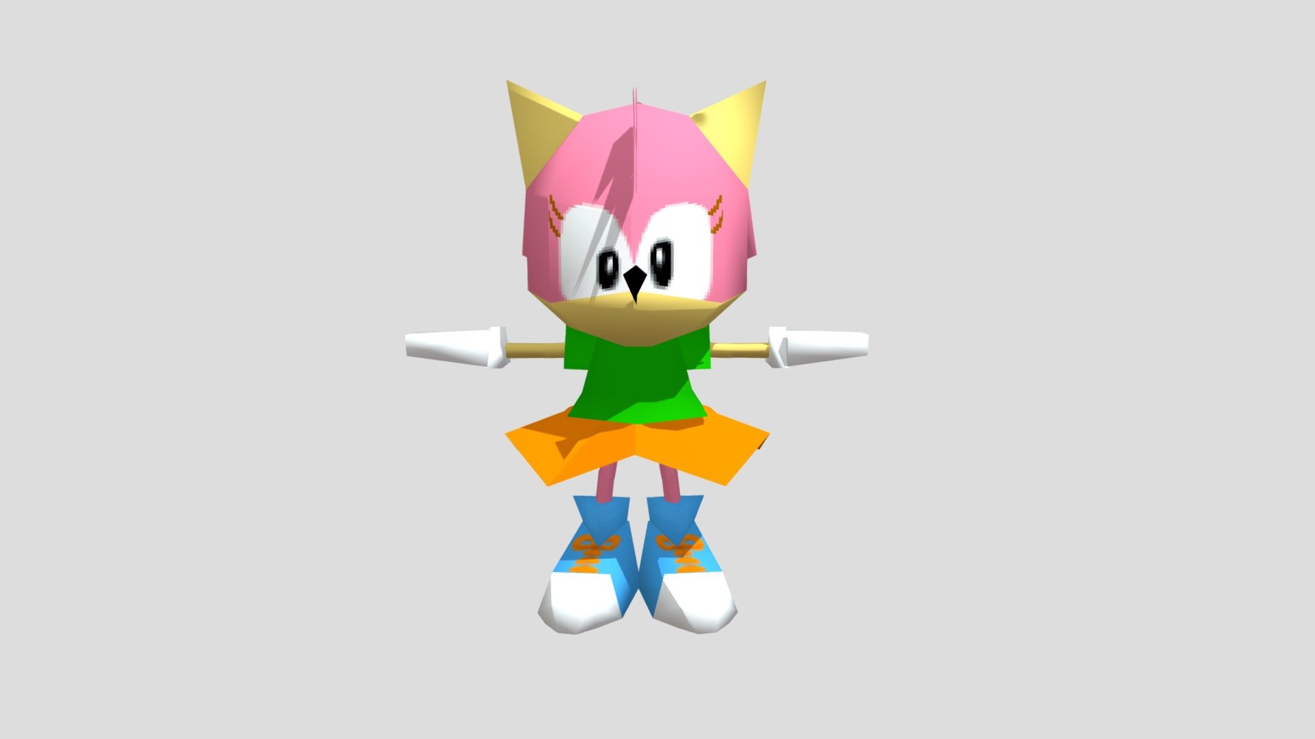 Amy rose - Download Free 3D model by JadeandPals [5833695] - Sketchfab