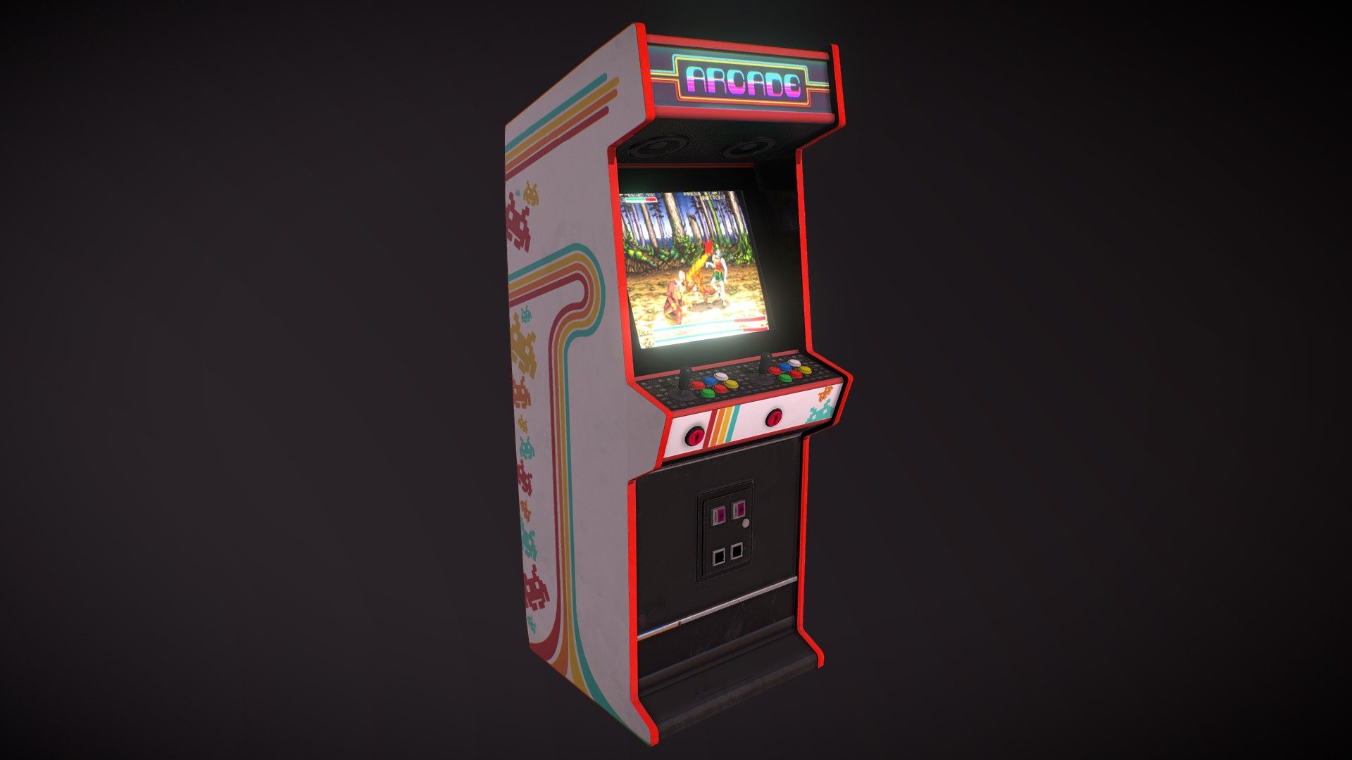 Arcade Machine - Buy Royalty Free 3D model by ZumoArts (@ZumoArts3D ...