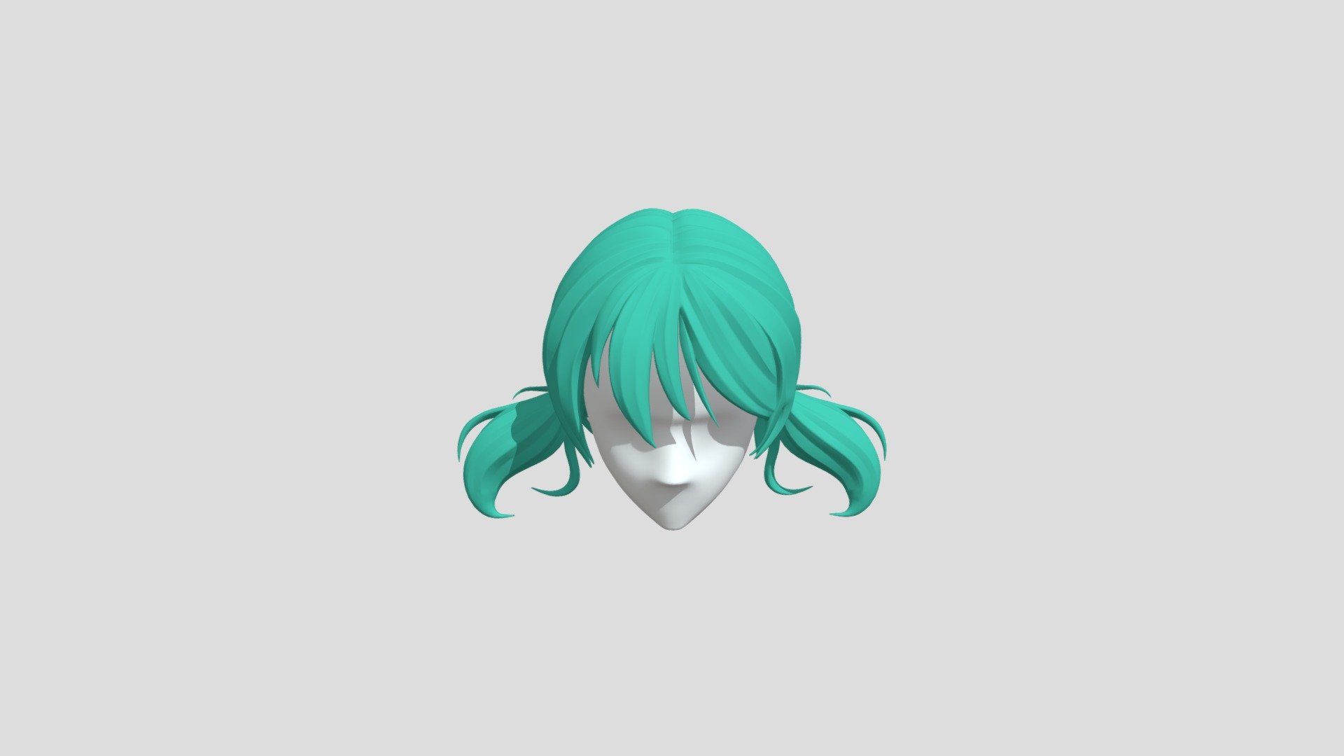 Anime Hair - Download Free 3D model by Tagger (@agustinaarredondohertz ...