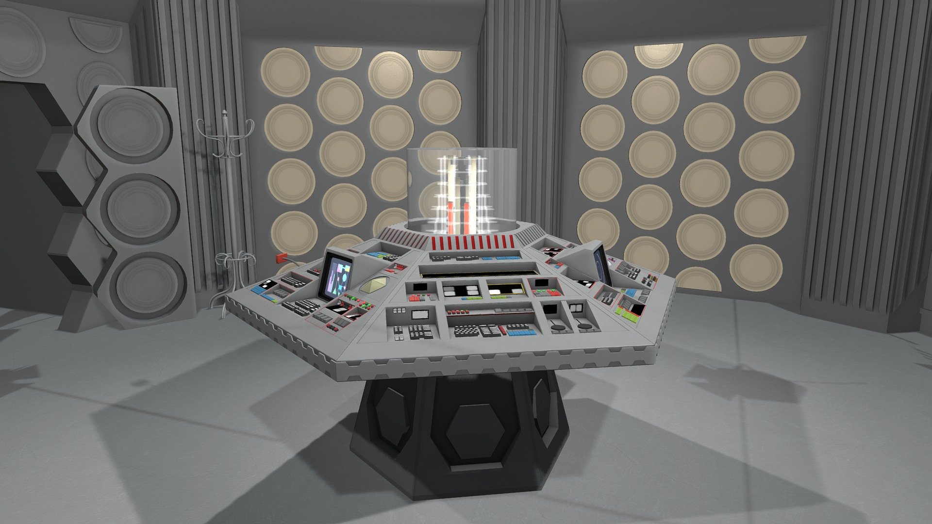 1983 TARDIS Interior - Buy Royalty Free 3D model by Valentine Buketov ...