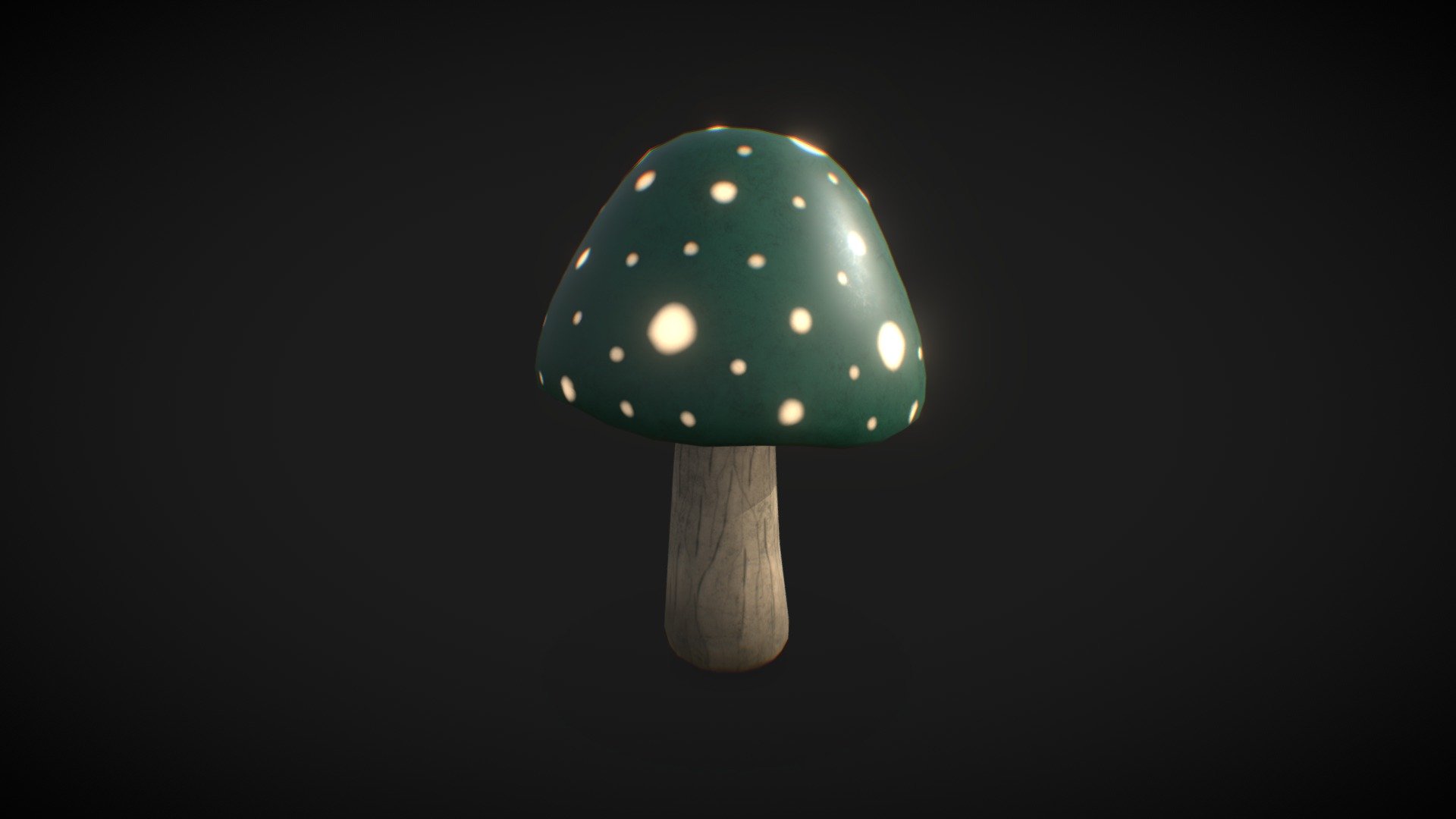 Magic Mushroom - 3D model by Fortuna (@vfortuna123) [5834a21] - Sketchfab