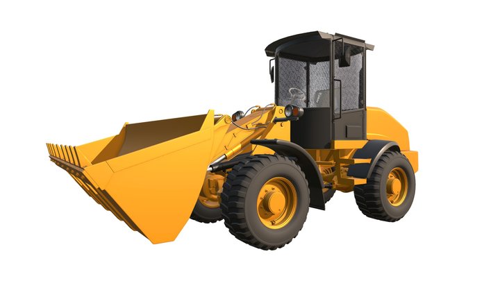 Wheel-loader 3D models - Sketchfab