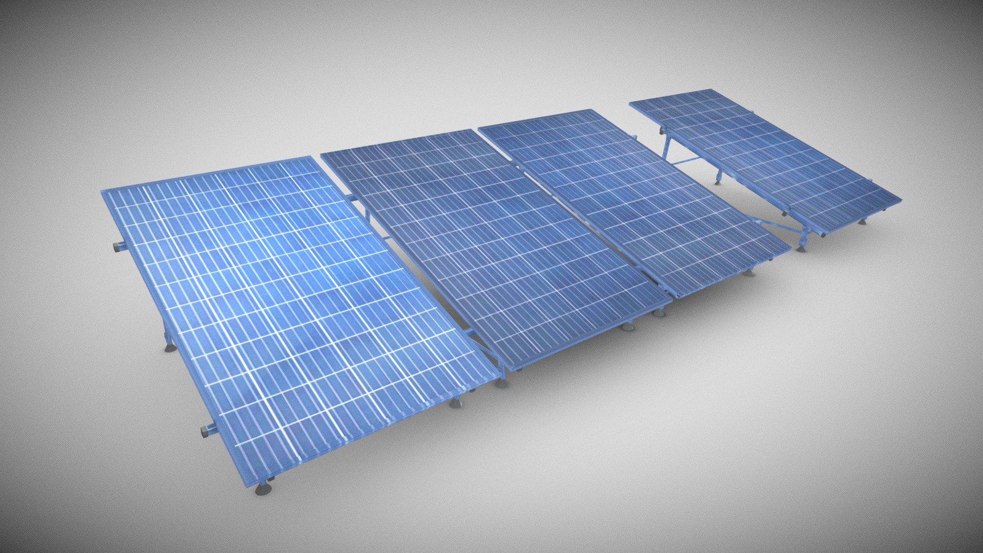 3D Solar Panel Model - 3D model by nvere [58356d9] - Sketchfab