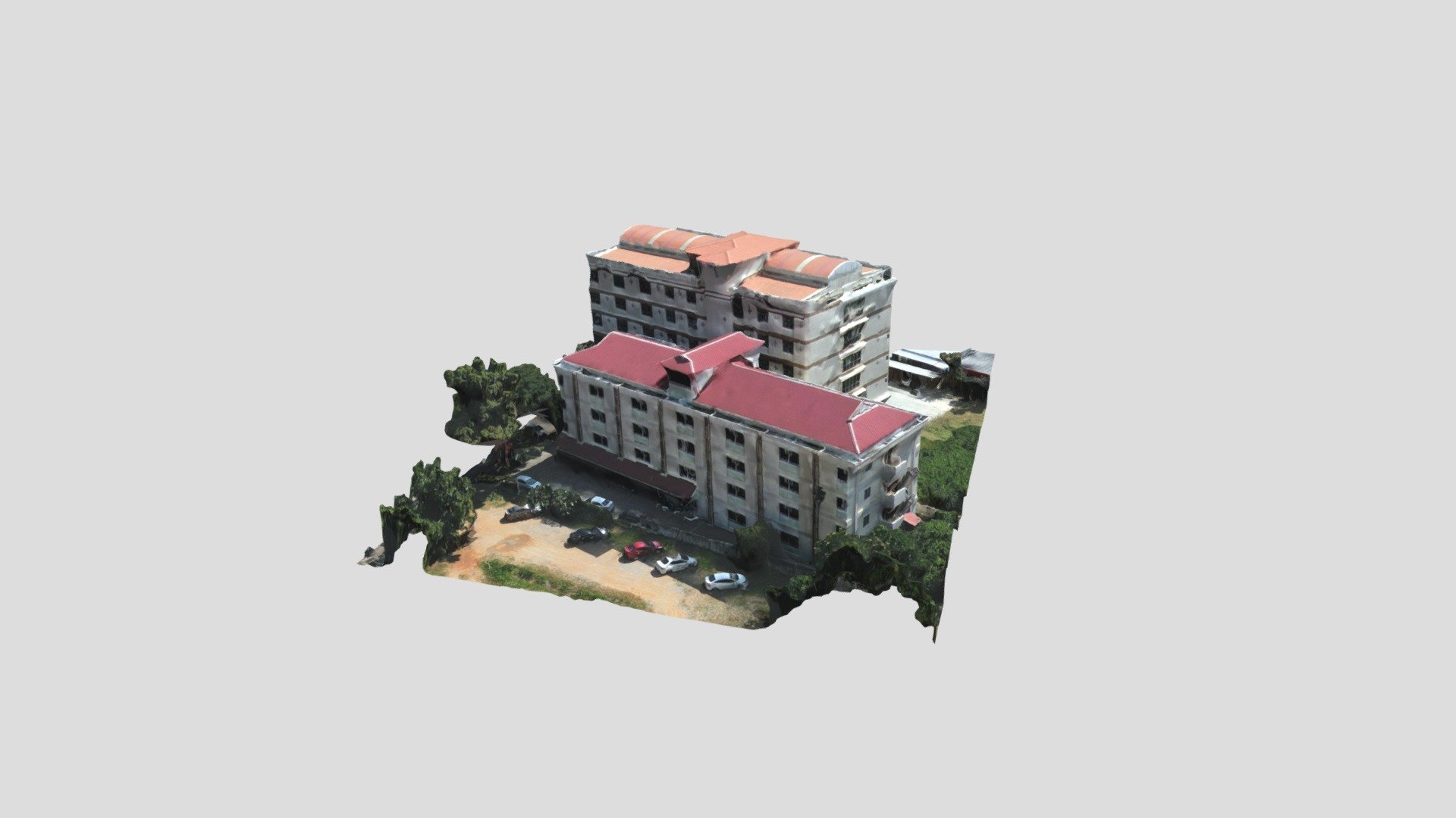 Dormitory - Download Free 3D model by dream_natthaya [5836424] - Sketchfab