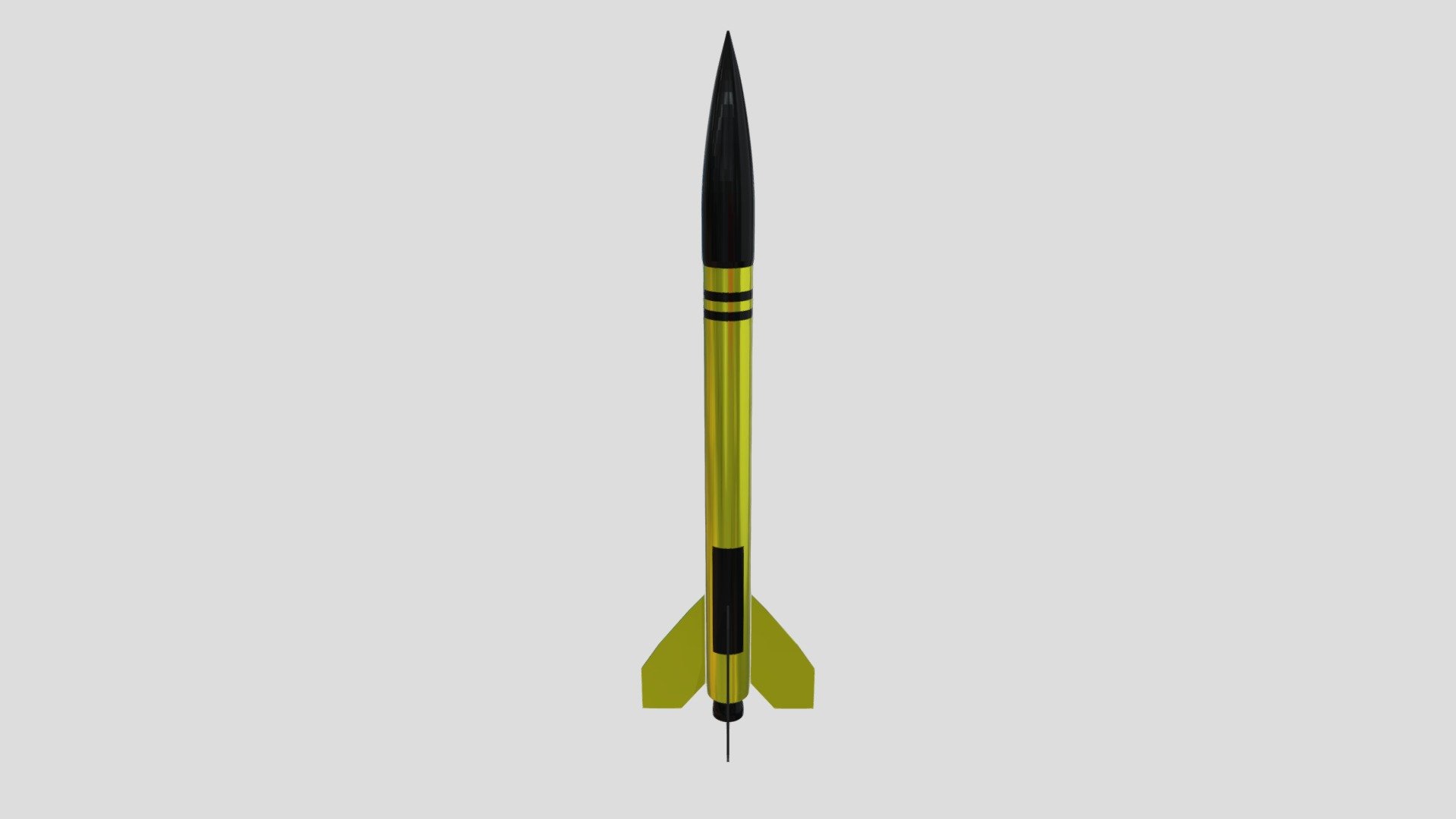 Yellow Toy Rocket - 3D model by bdcmiami [5837168] - Sketchfab