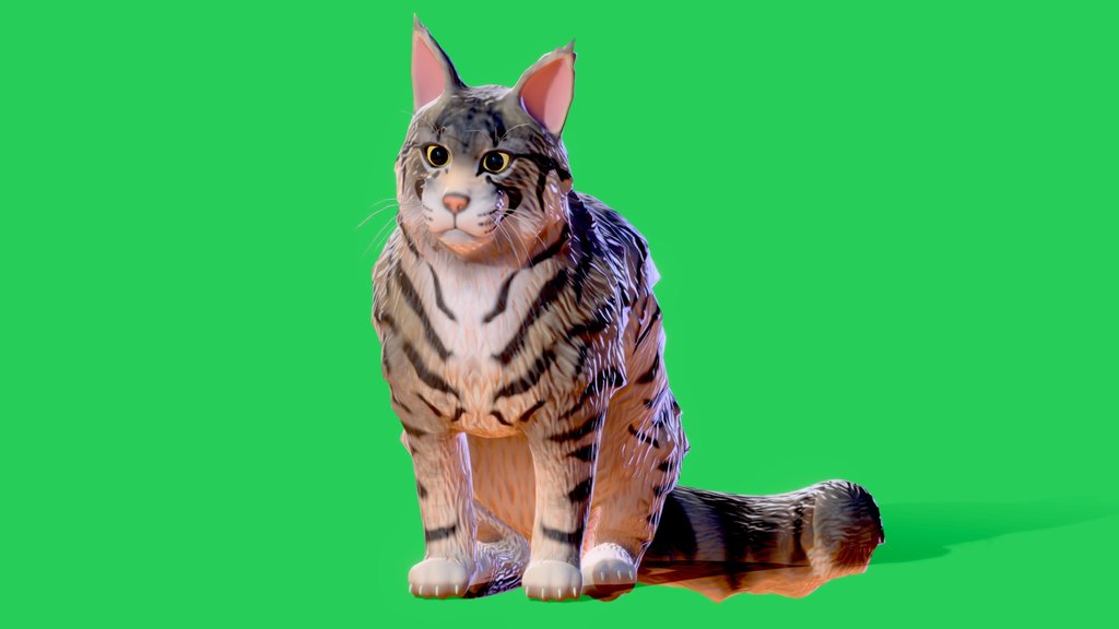 Stylized Cats - A 3D model collection by Assemblr (@Assemblrworld86 ...