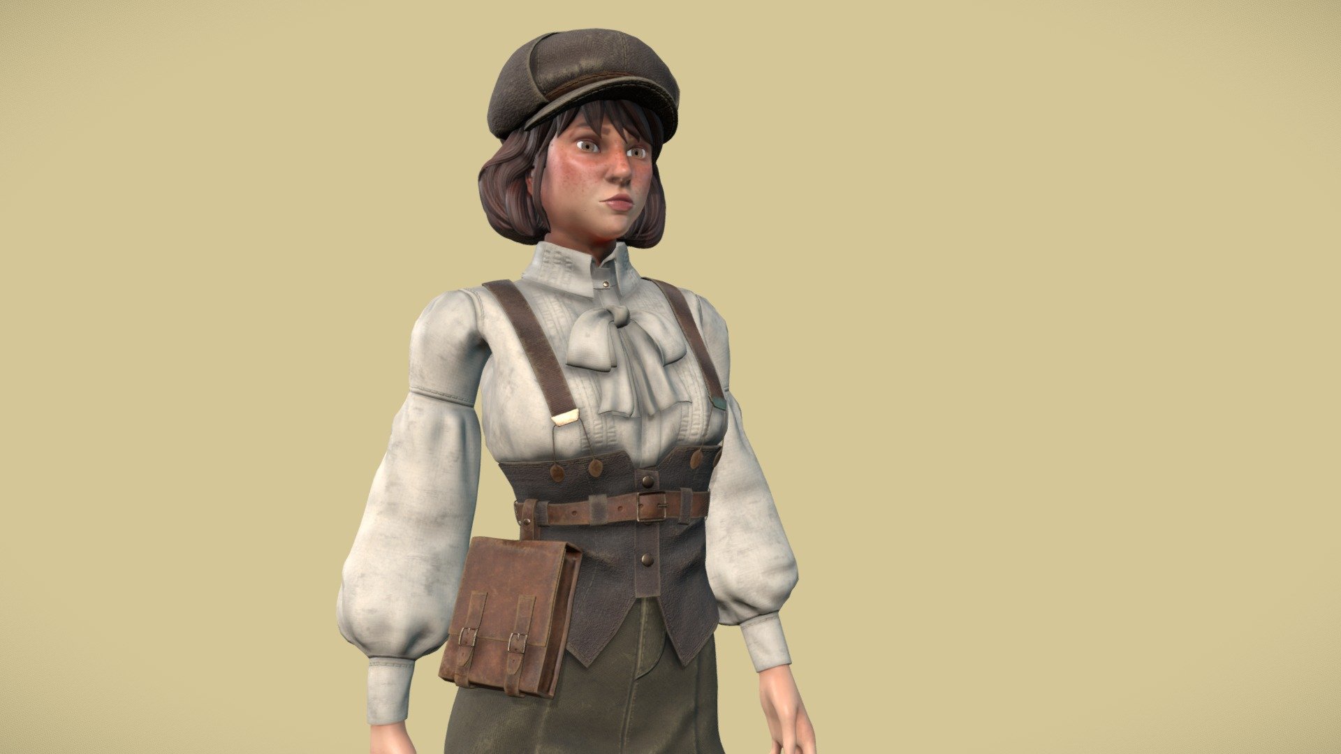 Detective Harriet without cape - 3D model by Naomi Raeien Adriaens ...