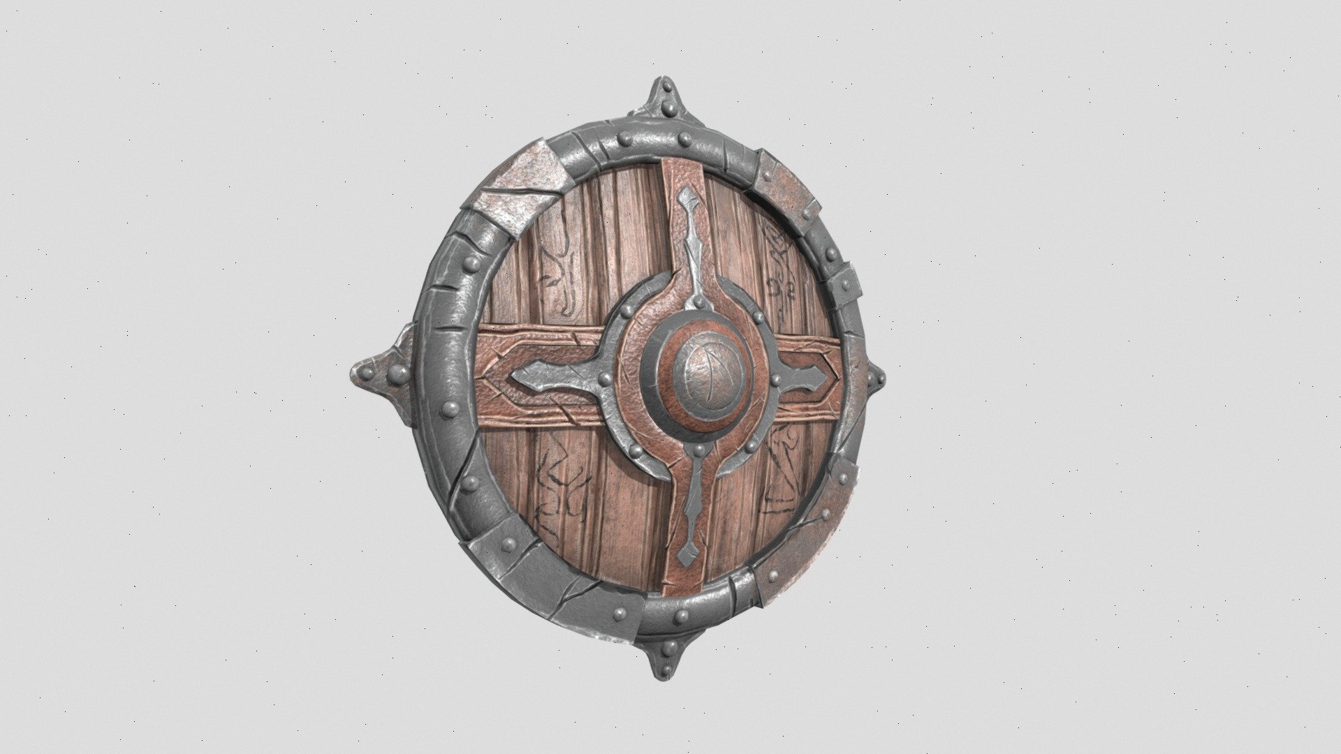 Battle Shield | Realistic Game Asset - 3D model by kaedim3d [58392c5 ...
