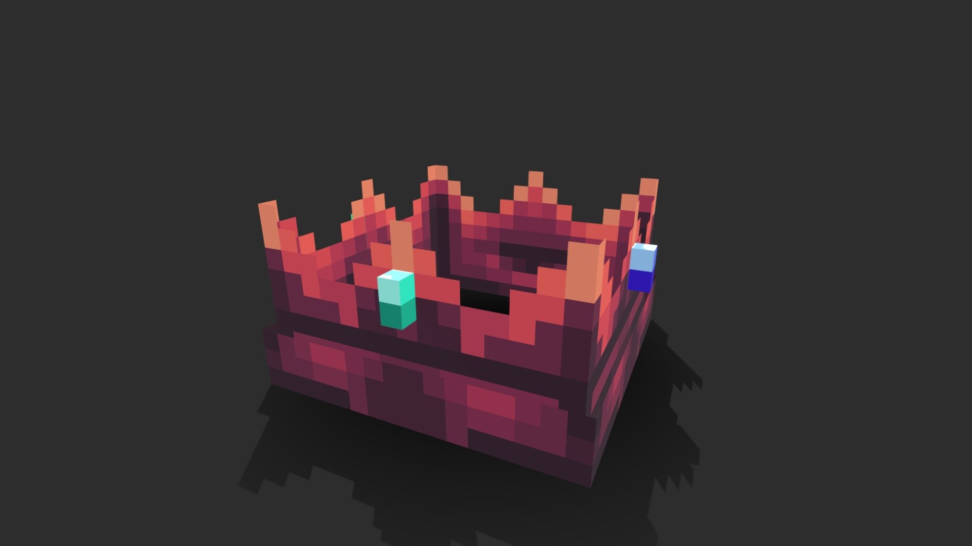 Empire - red crown - 3D model by tek (@tekdays) [5839a7c] - Sketchfab