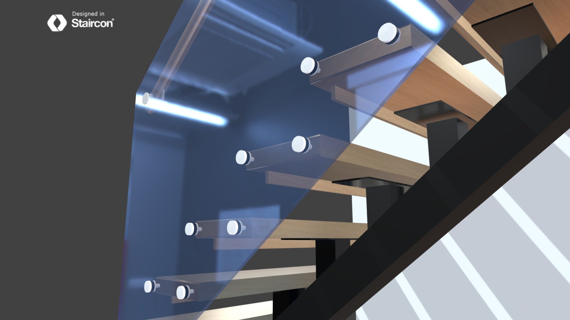 Model Center String - 3D model by 3D Software for Stair Design and Production (@Staircon ...