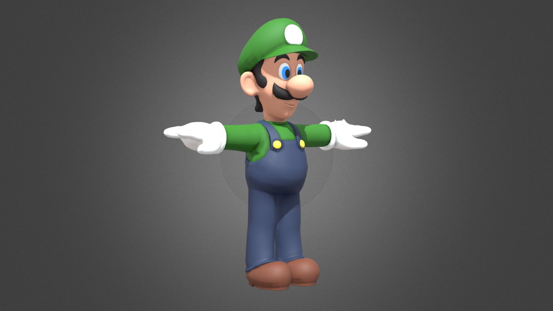 Rigged Luigi - Download Free 3D model by Josyug [583a9bc] - Sketchfab