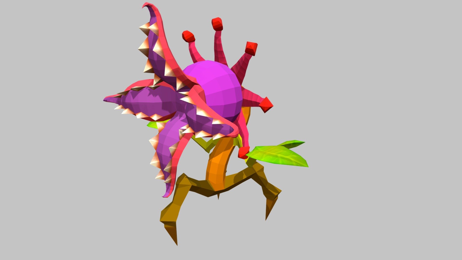 Flower (Attack) - 3D model by josluat91 [583c01a] - Sketchfab