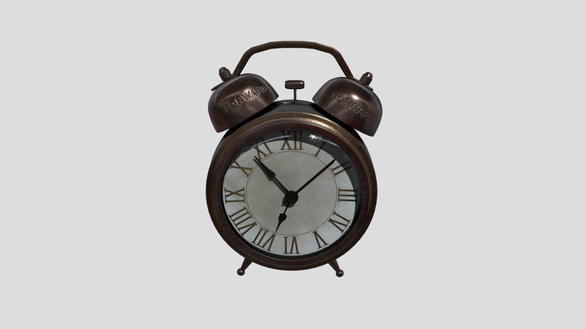 alarm clock man Head - Download Free 3D model by Clockman (1266shin ...