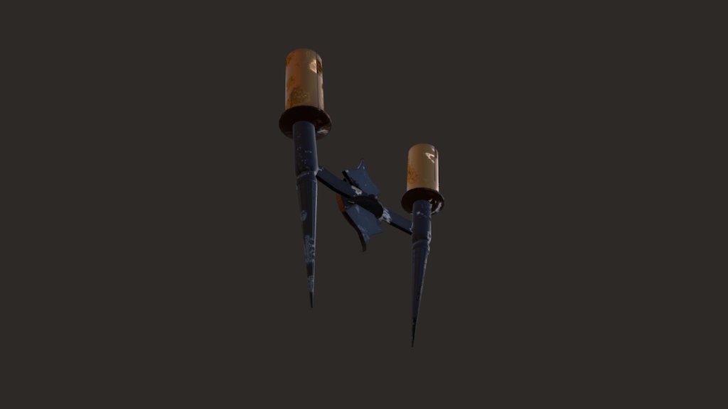 Two Props- Torch - 3D model by Nick (@NickKC) [583cf21] - Sketchfab