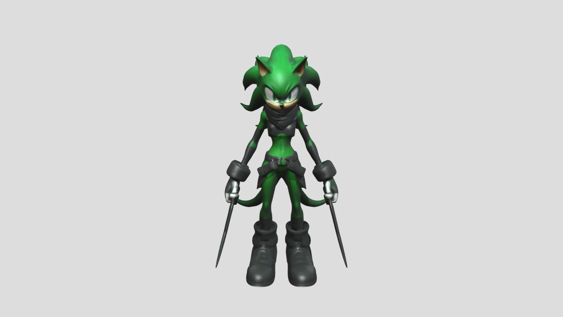 Female sonic universe assassin - 3D model by christiankosminsky ...