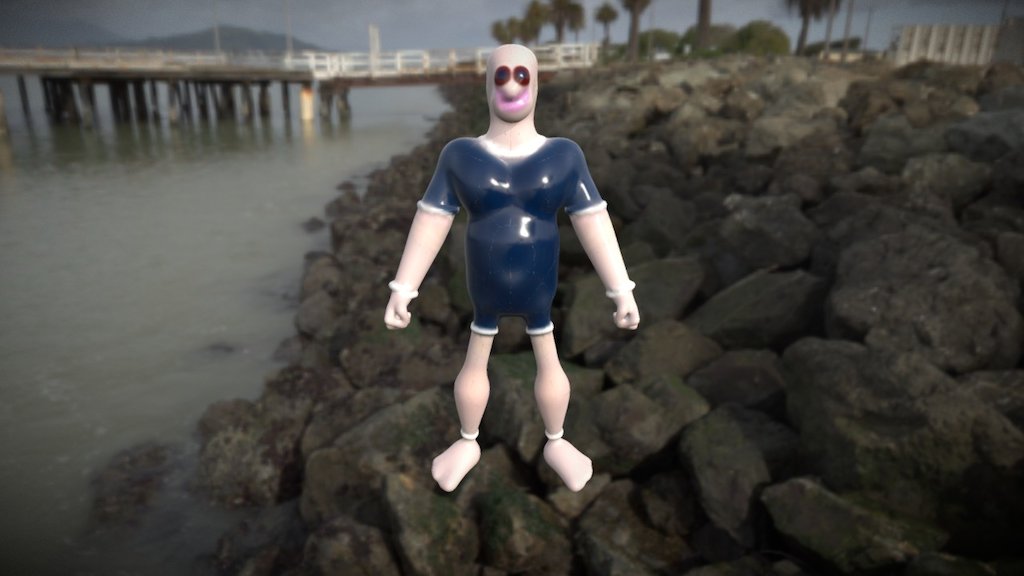 Pool attendant - 3D model by figurenkunst [583ff94] - Sketchfab