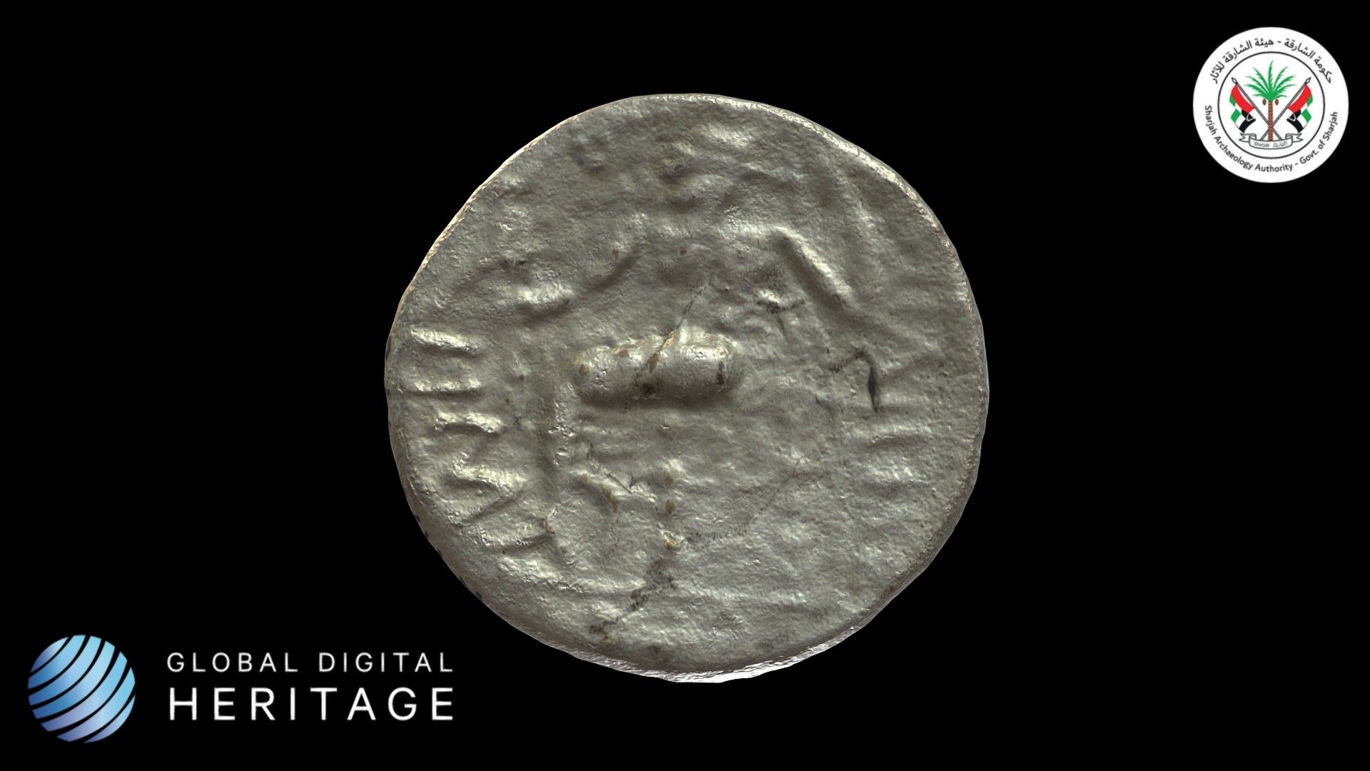 Pre-Islamic Silver Coin SAA341N - Download Free 3D model by Global ...