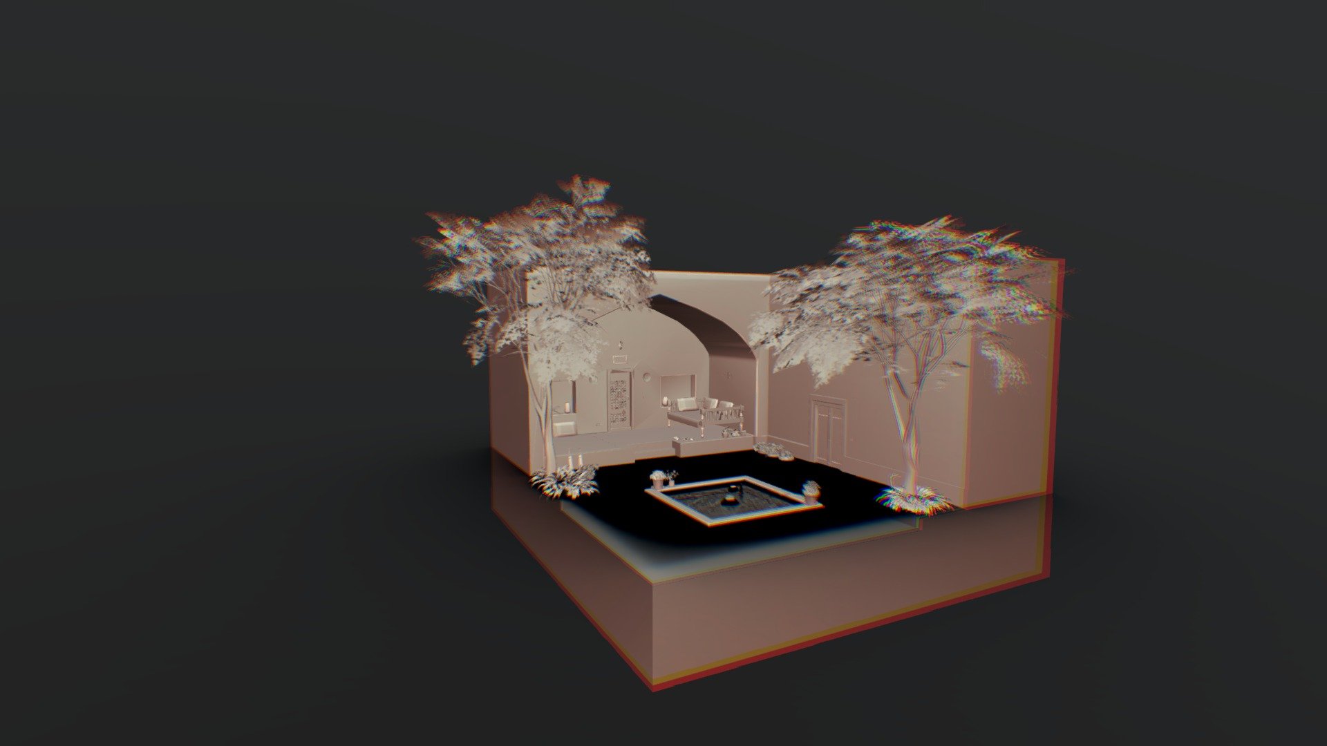 A Persian Garden - 3D model by Leila (@LeilaZ) [5843d1b] - Sketchfab