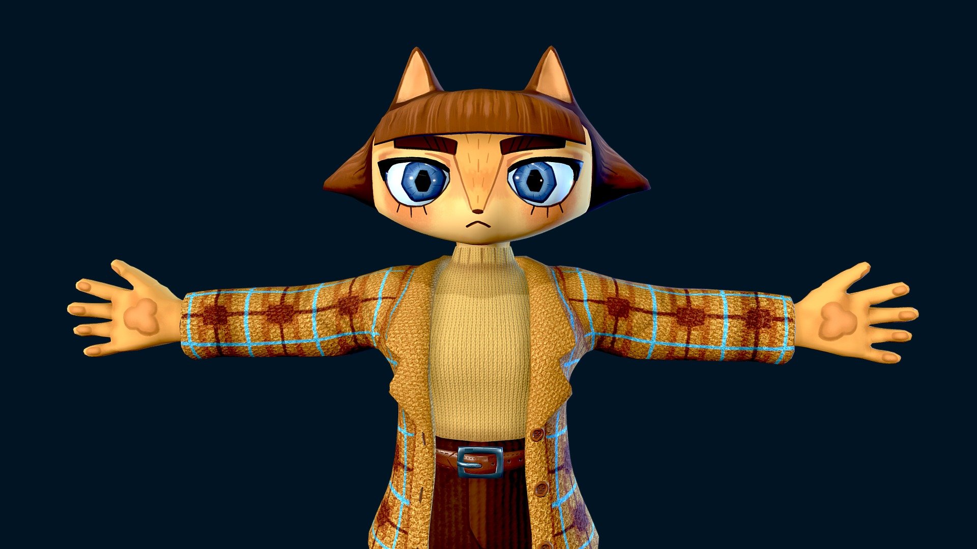 Folder Winter 2021: Catherine The Cat Detective - 3D model by beelur ...