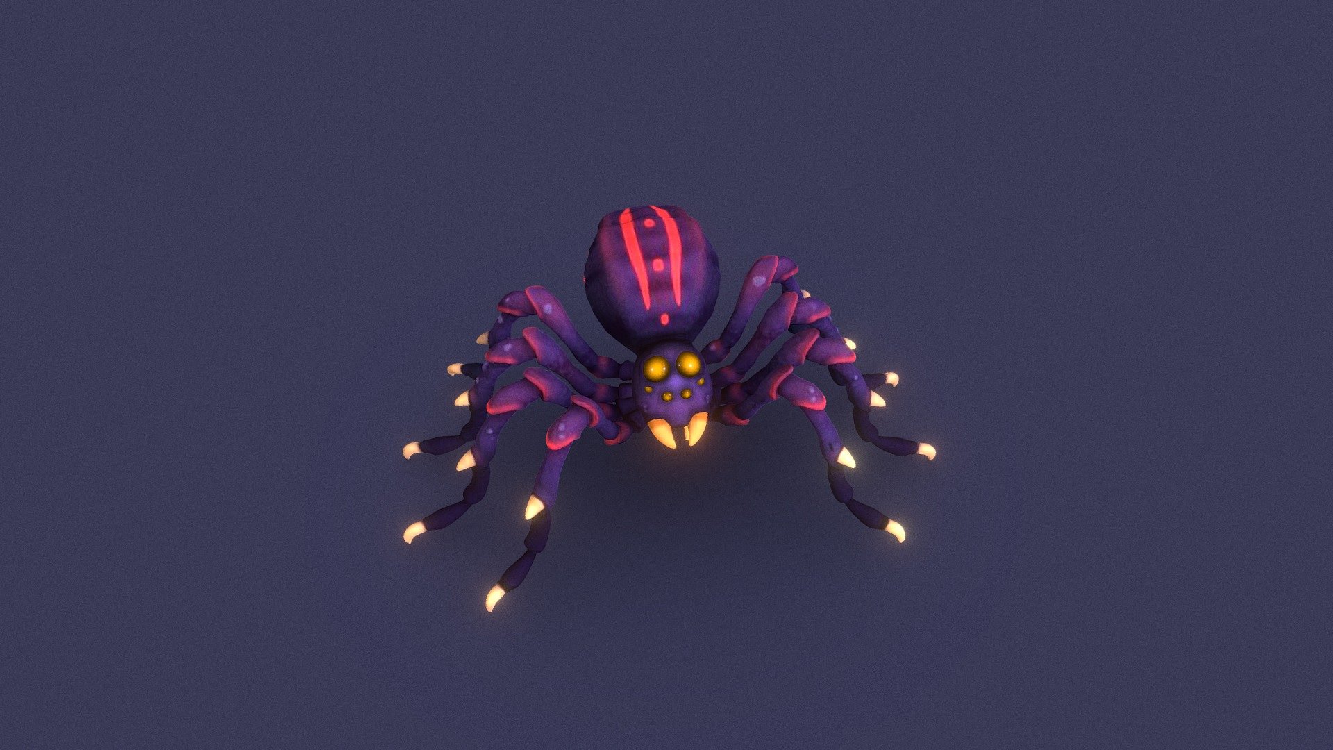Spider Cartoon - 3D model by Vinícius Cavalcanti (@viniciuscavalcanti ...