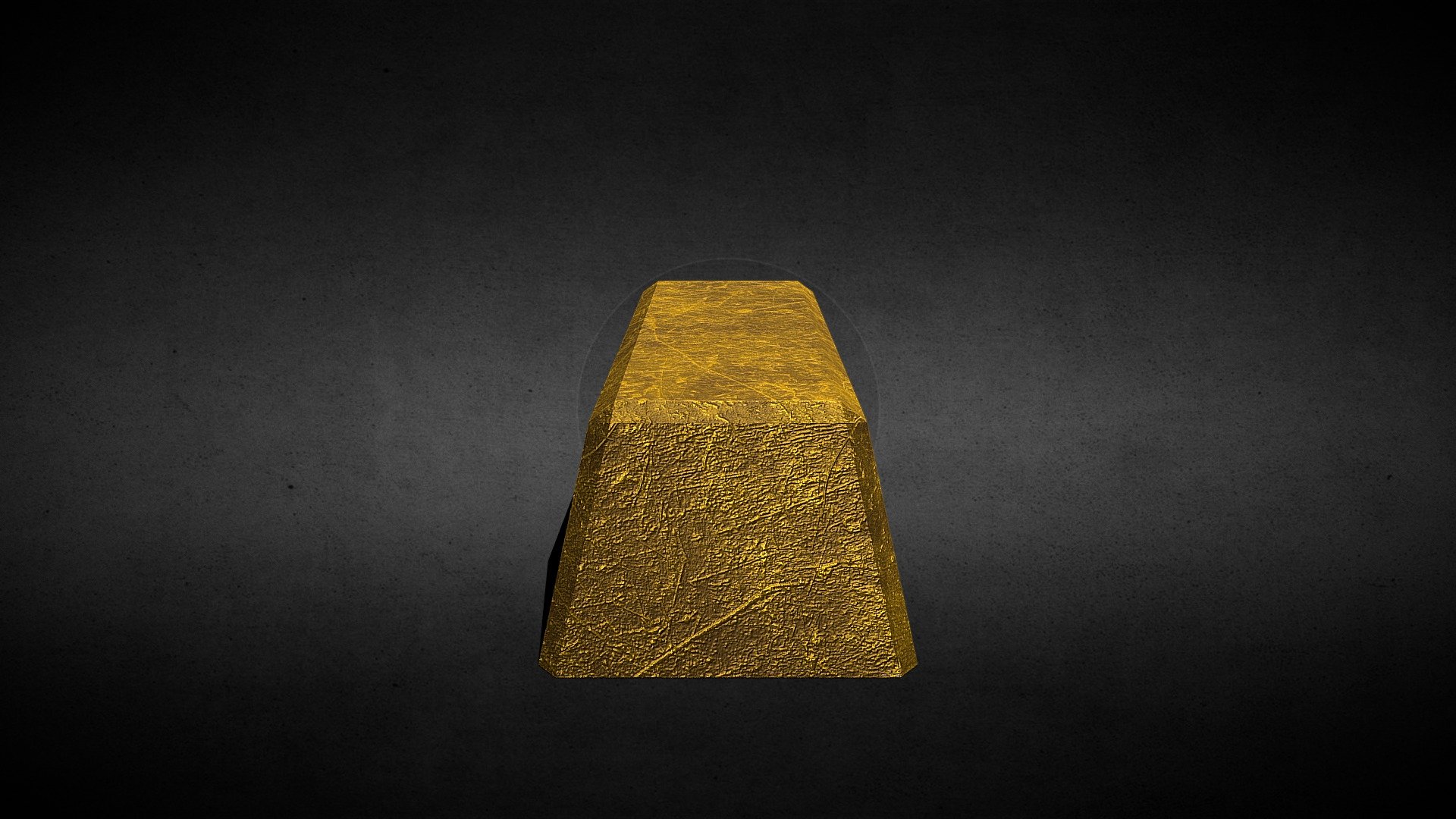 Gold Ingot - Download Free 3D model by Matthew_Games (@Matthew609 ...