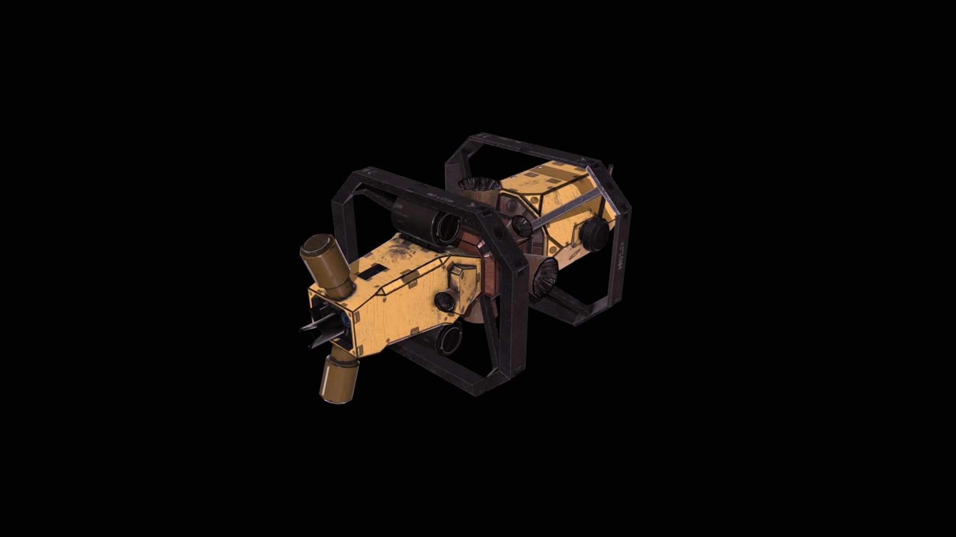 Buzzard Drone - 3D model by julietdeltabravo [5845be5] - Sketchfab