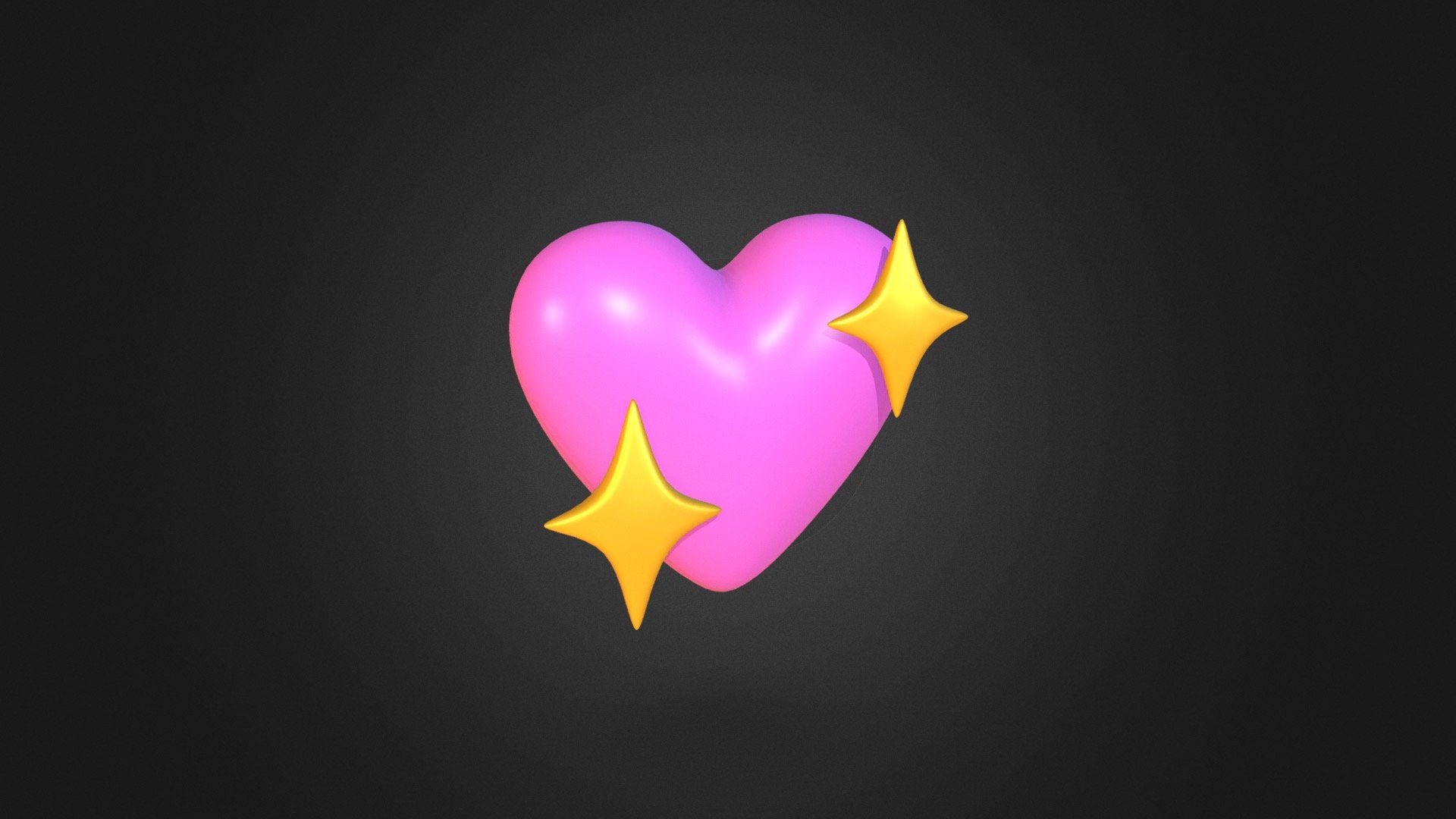 Sparkling Heart - Buy Royalty Free 3D model by burakonur99 [58488c4 ...