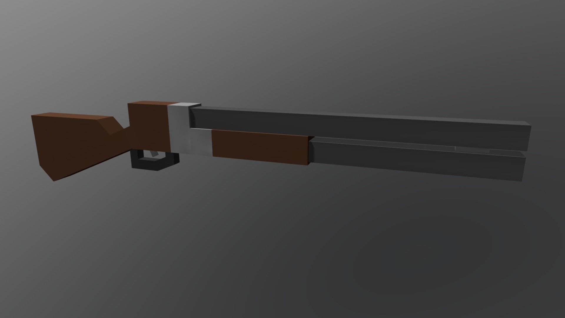 Low-Poly Double-Barreled Shotgun O/U - 3D model by Pundus Art (@Pundus ...
