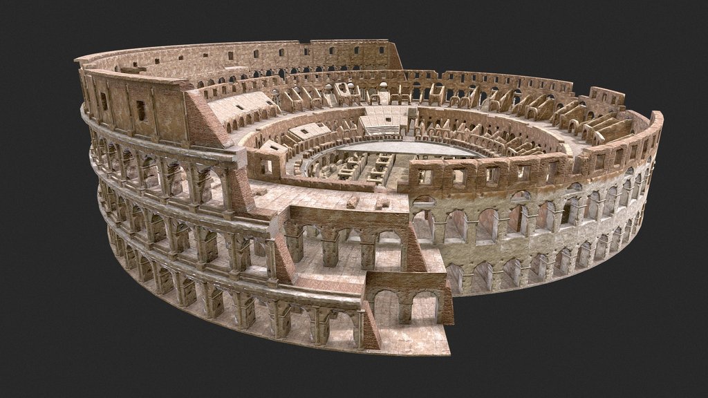 colosseum - A 3D model collection by Yasbia - Sketchfab