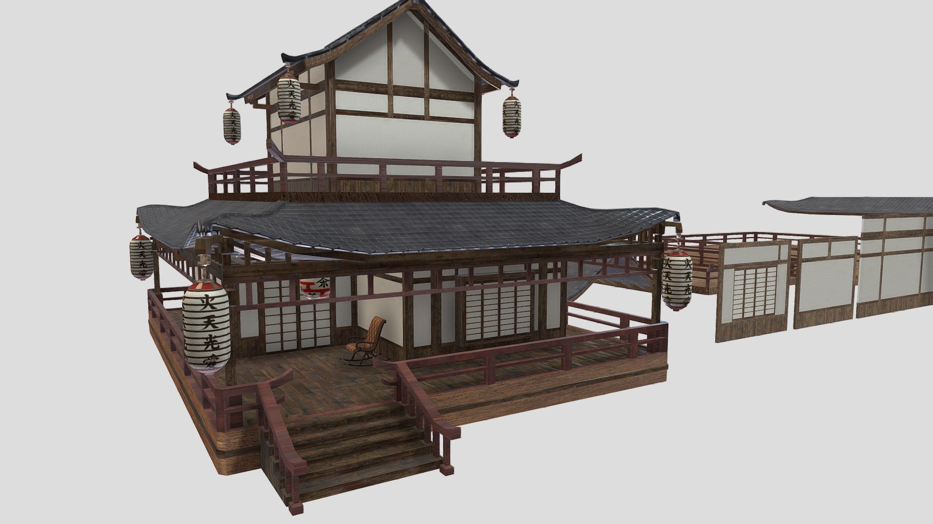 Asian_House_1 - 3D model by Ronaldo_Modelos3D [5849f60] - Sketchfab
