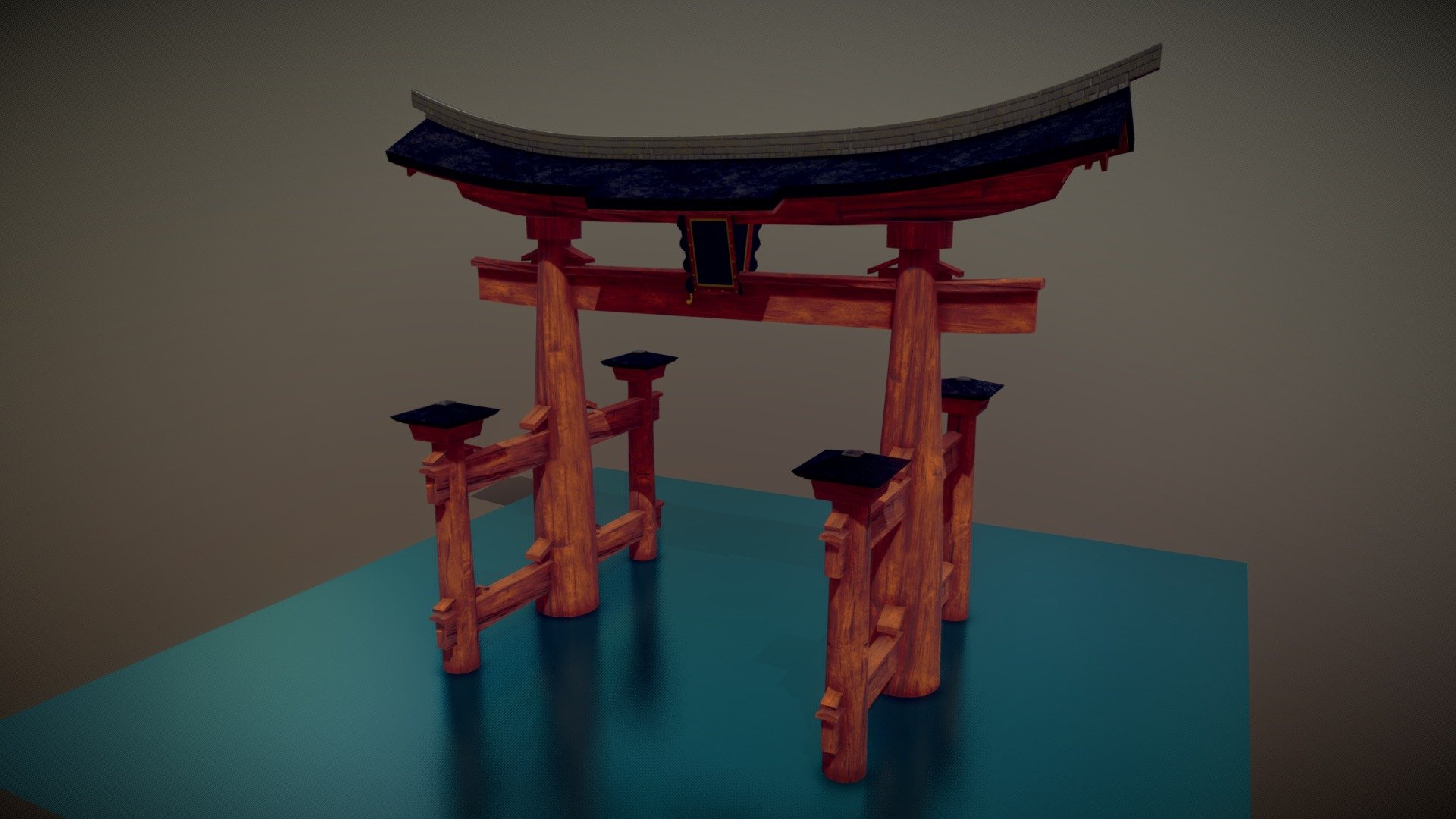 Miyajima Torii - Download Free 3D model by RMSHR (@remy.sohier ...