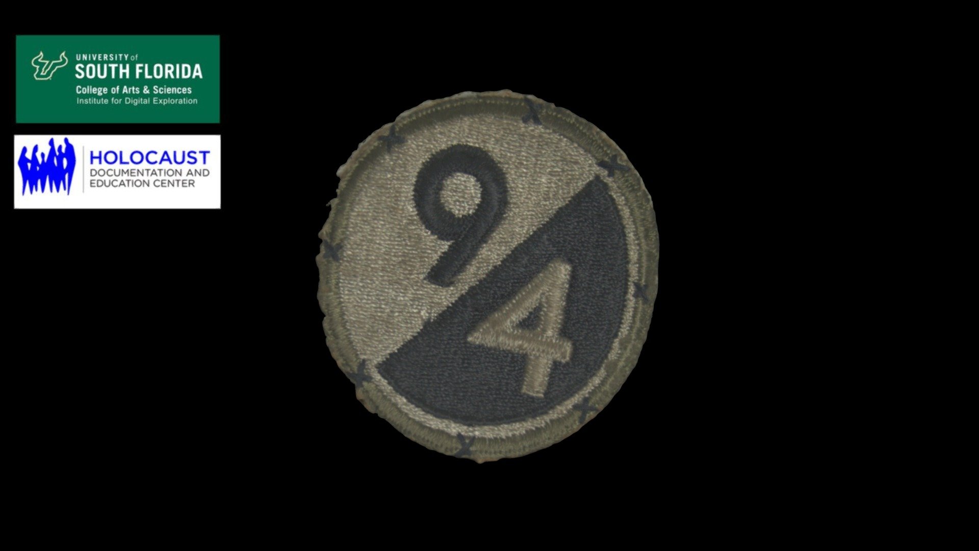 US Armed Forces WW2 Infantry 94th Division Badge - 3D model by USF ...