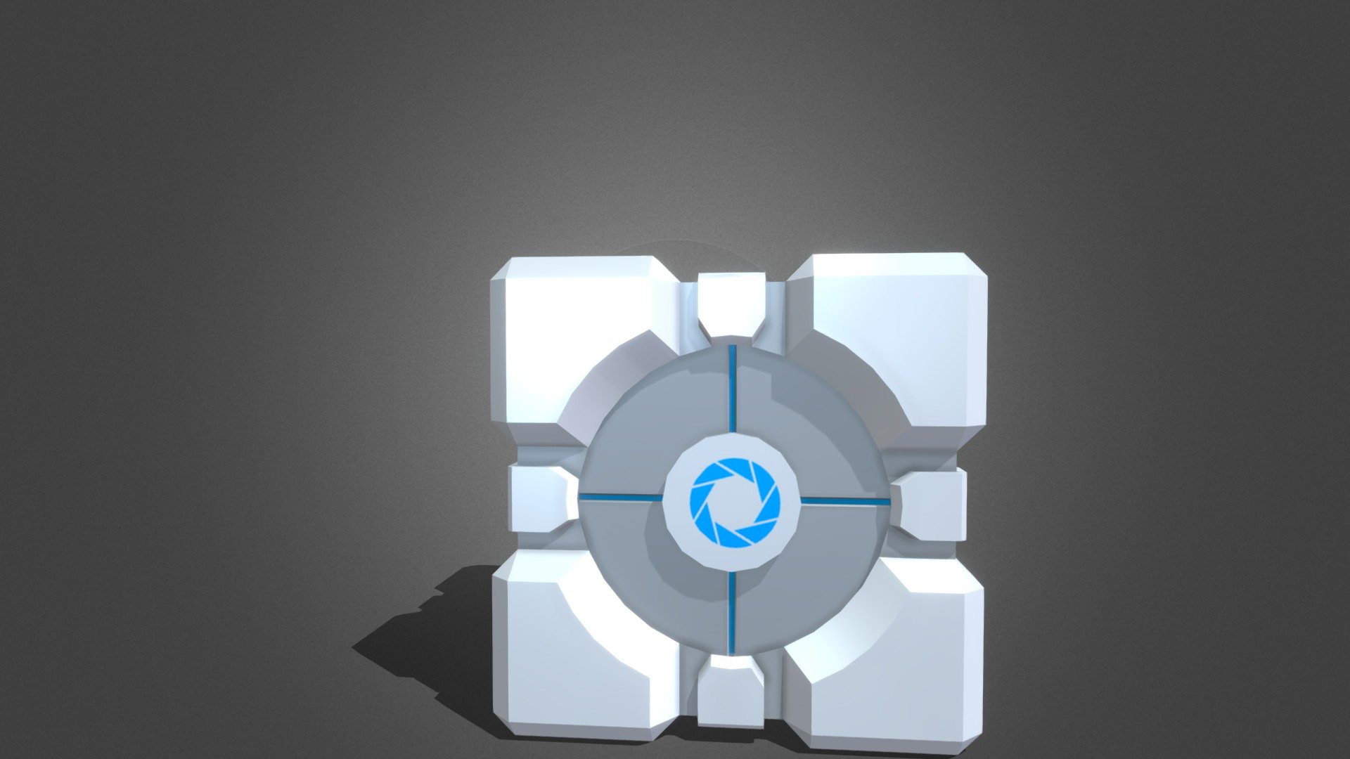 Portal_Cube - 3D model by sangsin1225 [584eb94] - Sketchfab