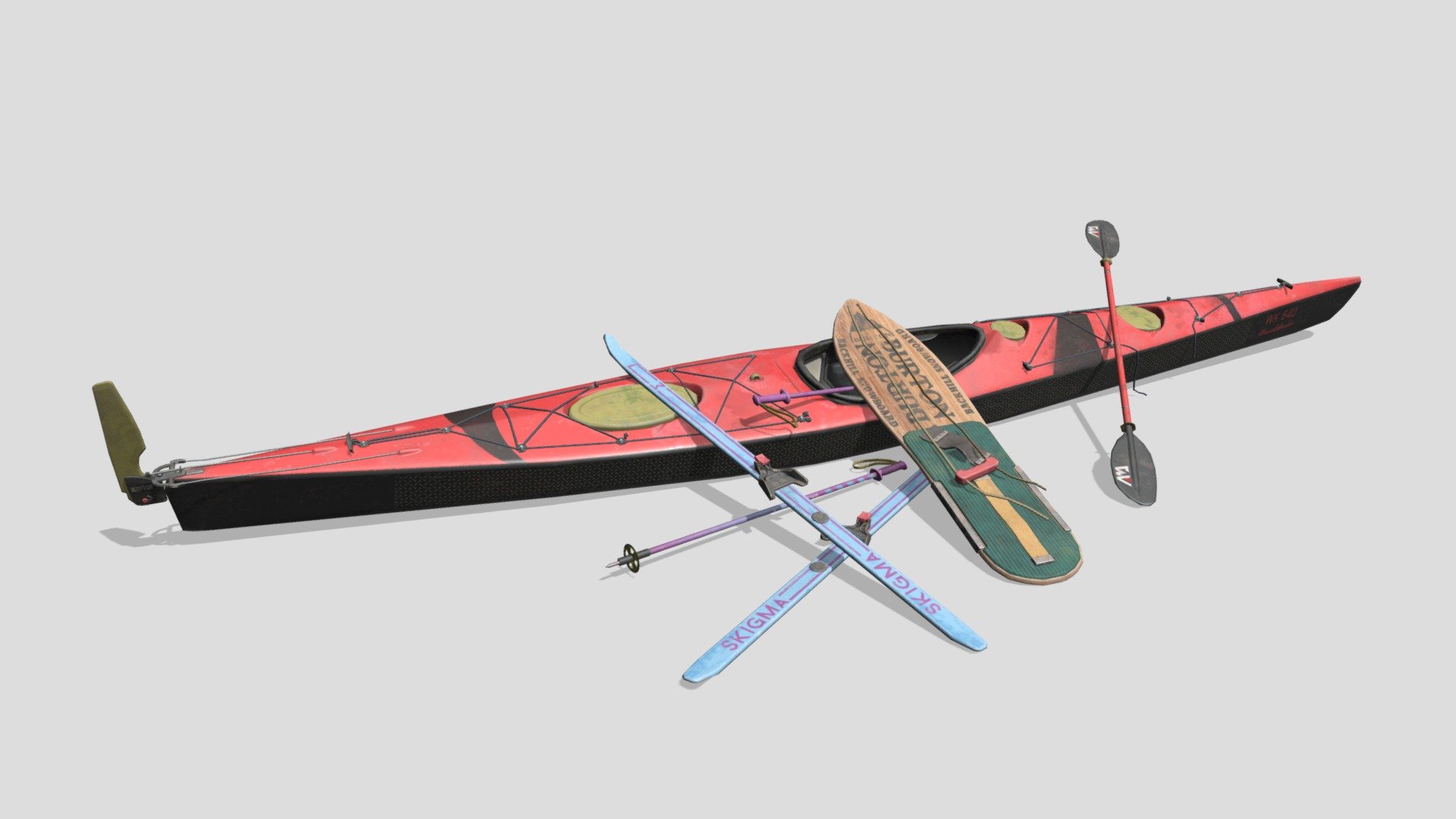 Extreme sport - 3D model by artyomtimoshenko [584ec5b] - Sketchfab