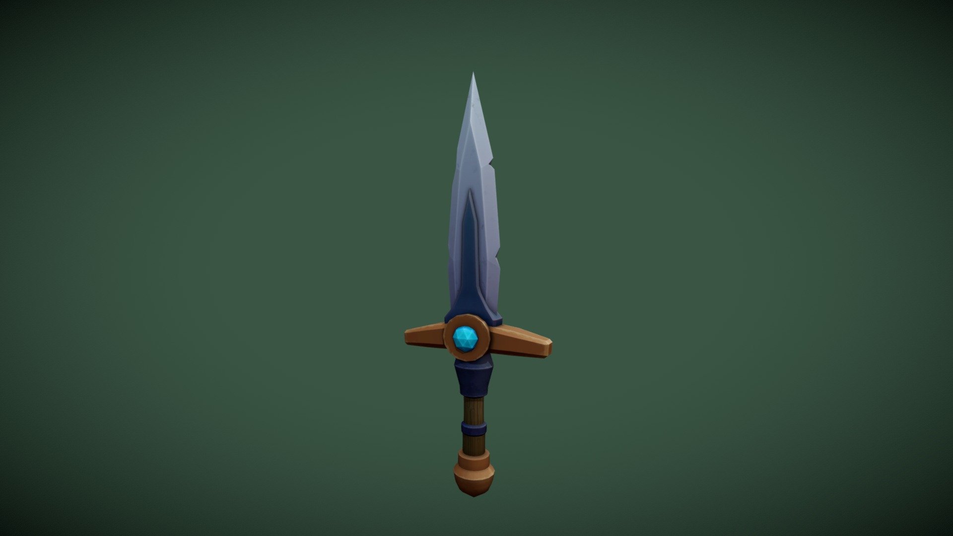 2 Day Challenge - Low Poly Sword - 3D model by Majid Yasari (@Majid ...